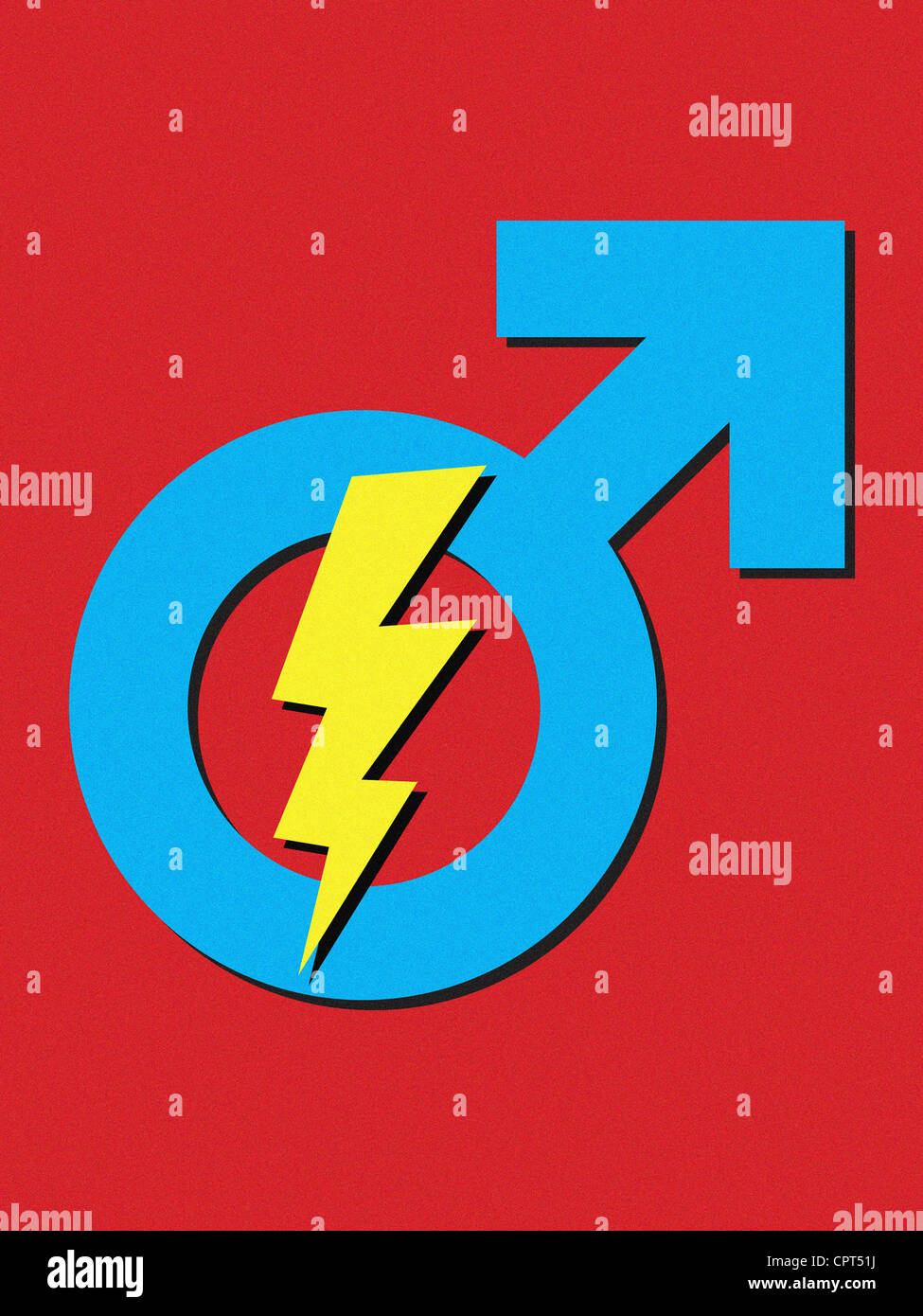 Male gender symbol hi-res stock photography and images - Alamy