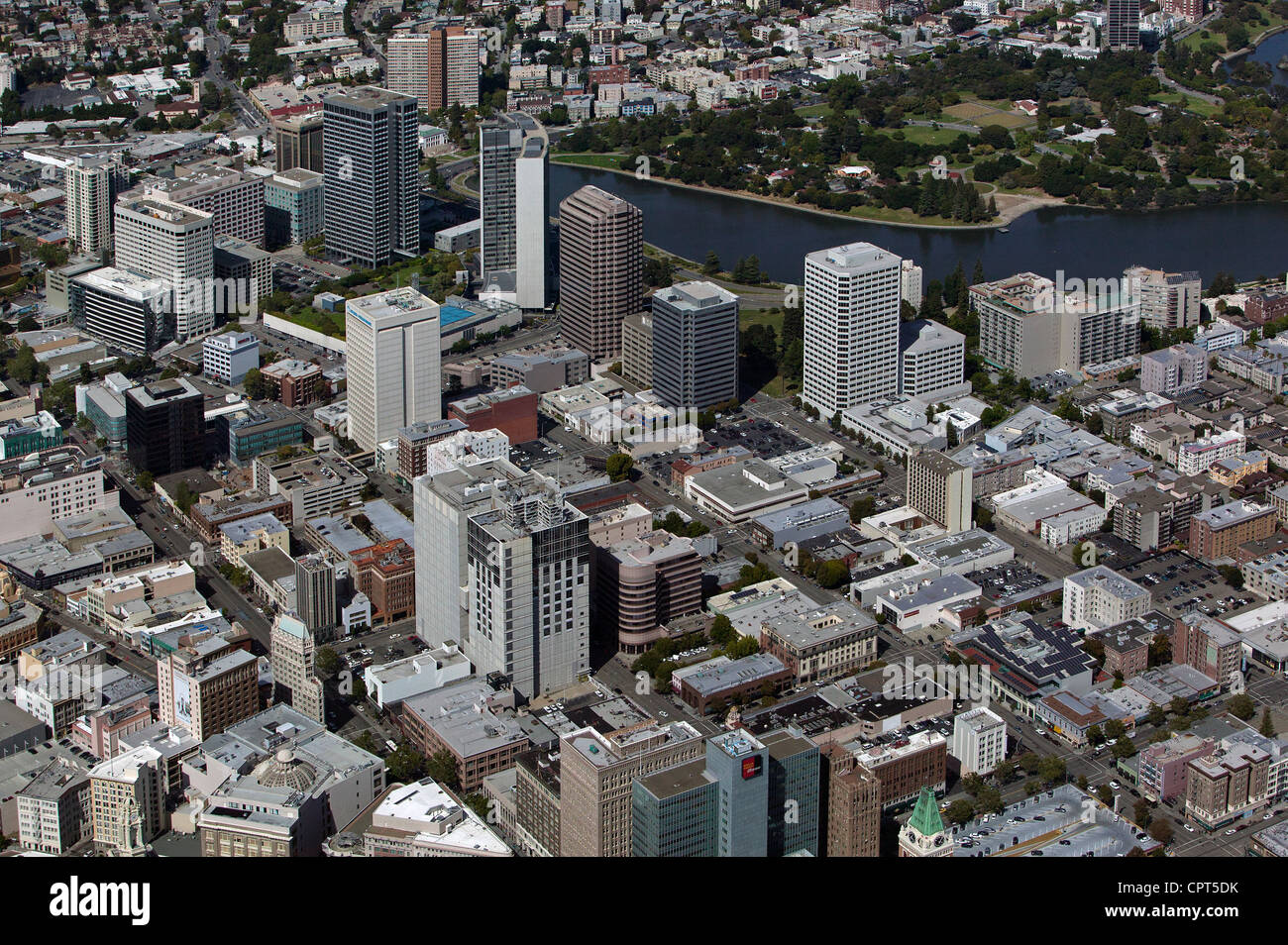 aerial photograph Oakland, California Stock Photo, Royalty Free Image ...