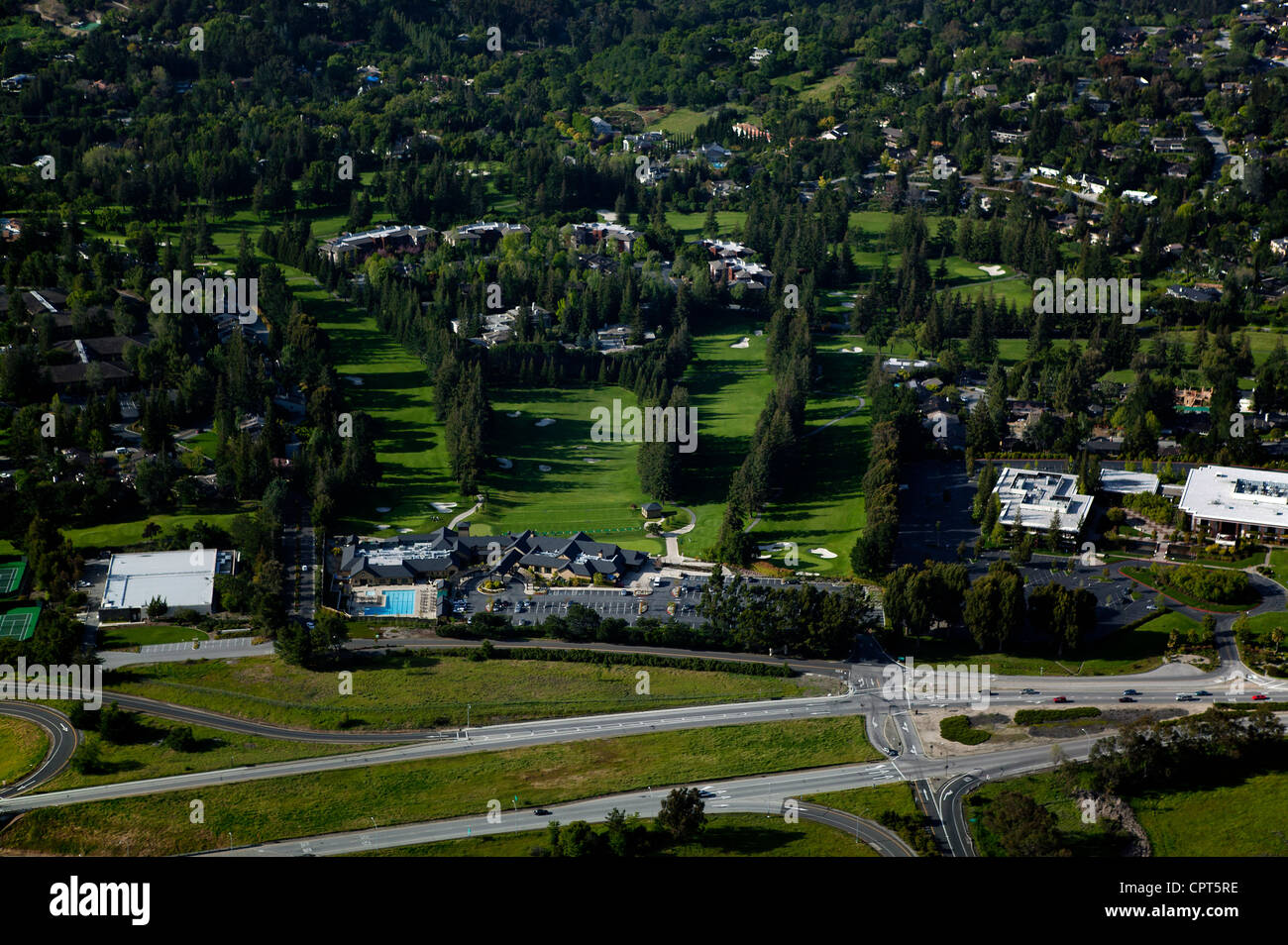 Menlo park aerial hi-res stock photography and images - Alamy