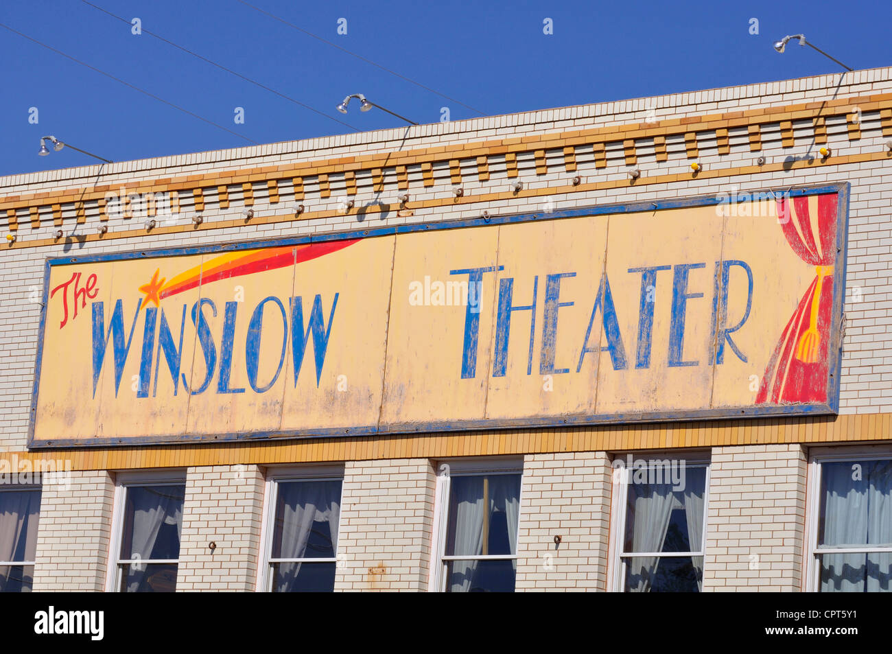 Theater, Winslow, Arizona, USA Stock Photo - Alamy Theater, Winslow, Arizona, USA Stock Photo - Alamy