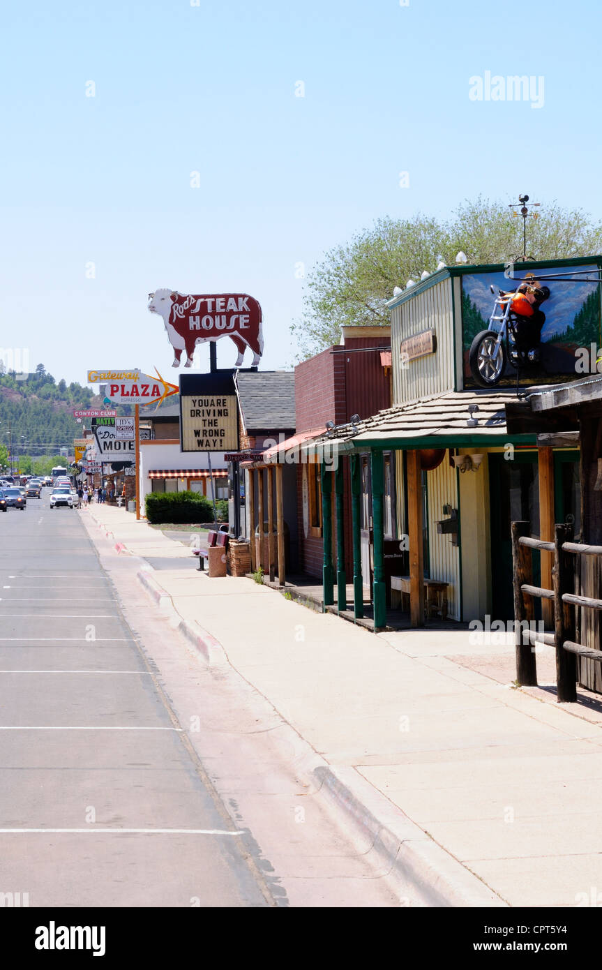 Route 66 through Williams, Arizona, USA Stock Photo - Alamy