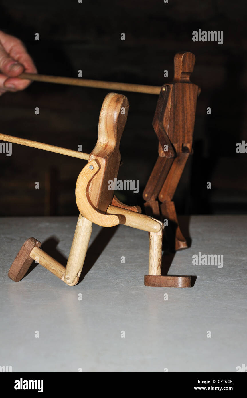 Civil War era toys, USA - limberjacks Stock Photo - Alamy