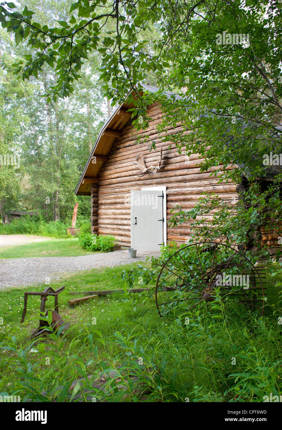 A cabin in the outback of Alaska Stock Photo - Alamy