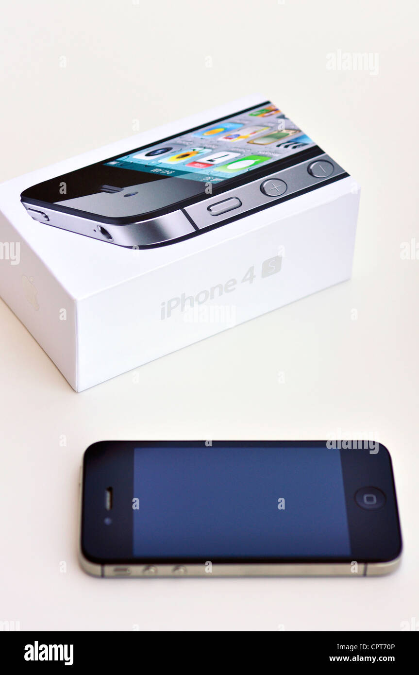 iPhone and its box Stock Photo - Alamy