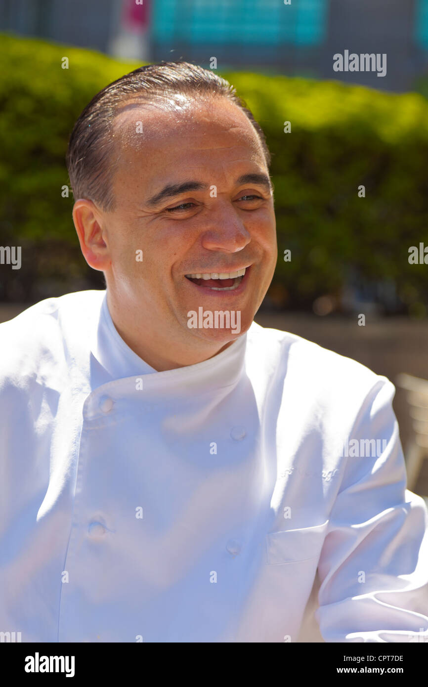 Jean Georges Restaurant N.Y City, Portrait of the Master Chef, smiling ...