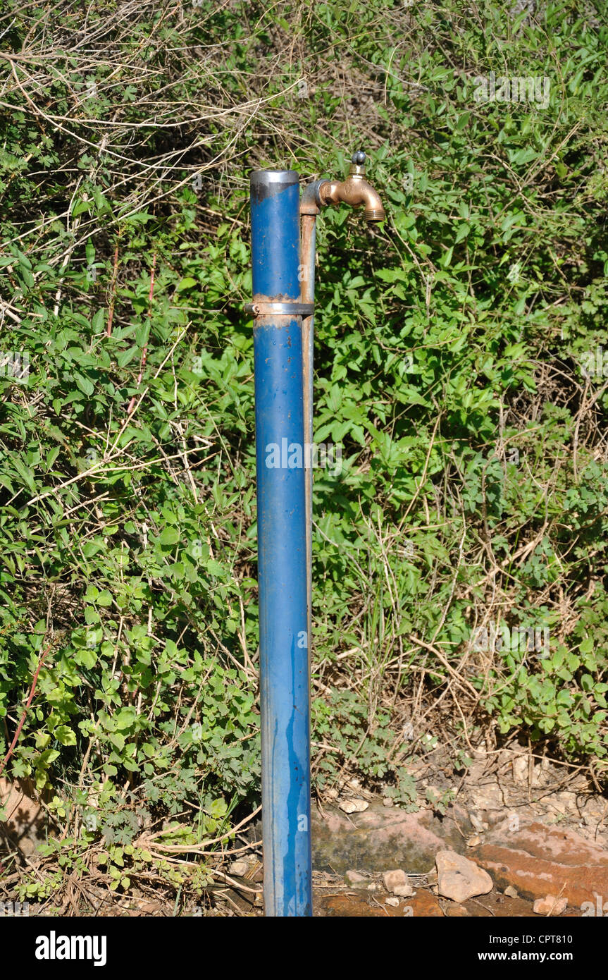 Grand Canyon, Arizona, USA - spring water pipe at rest area along the ...