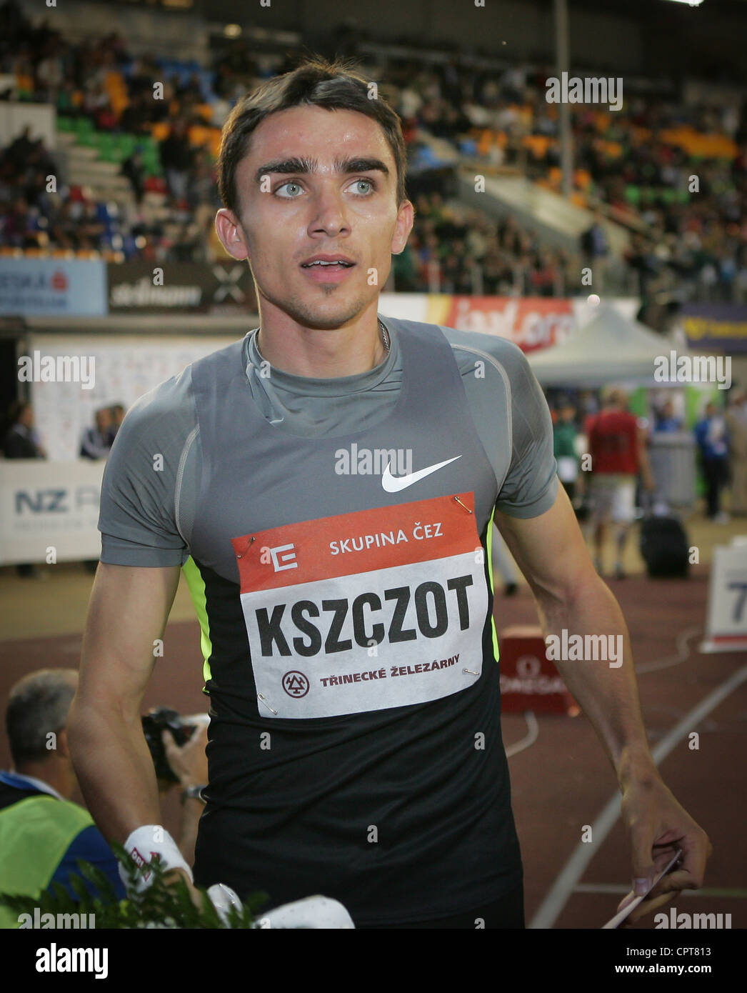 Polish athlet Adam Kszczot pictured during Golden Spike Athletic ...