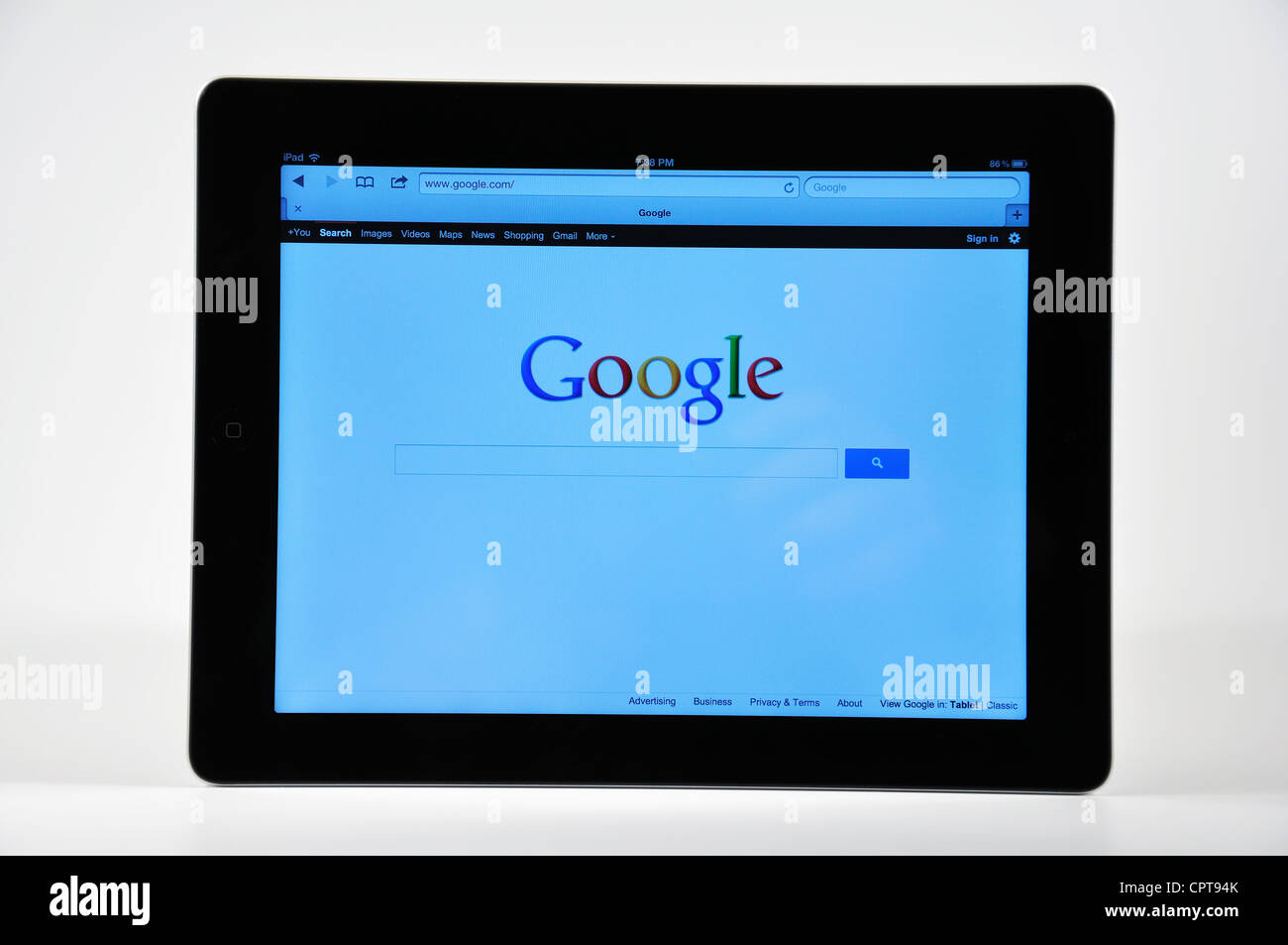 iPad - Google search engine Stock Photo - Alamy