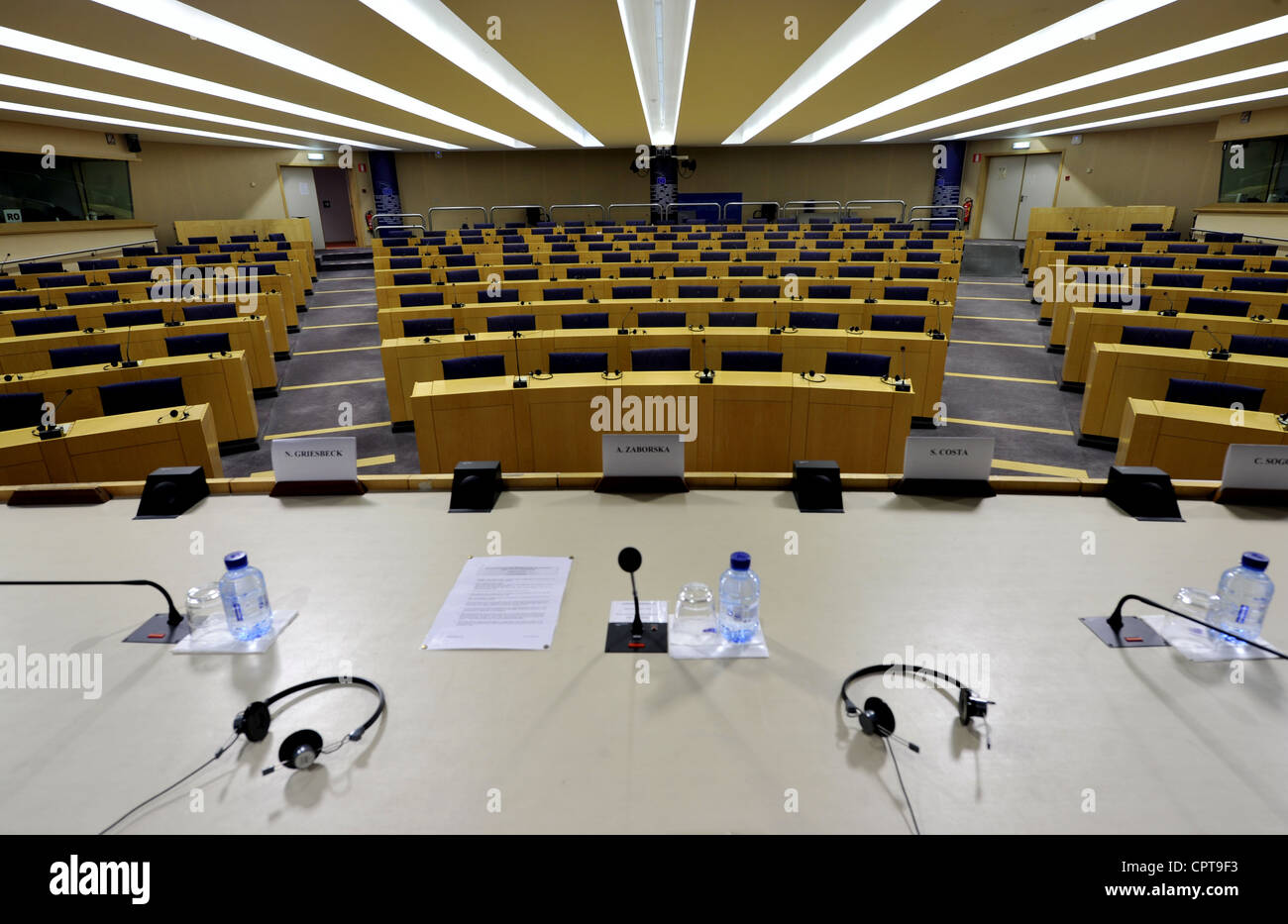 European Parliament Press Conference Room Brussels Belgium May 15 2012 ...