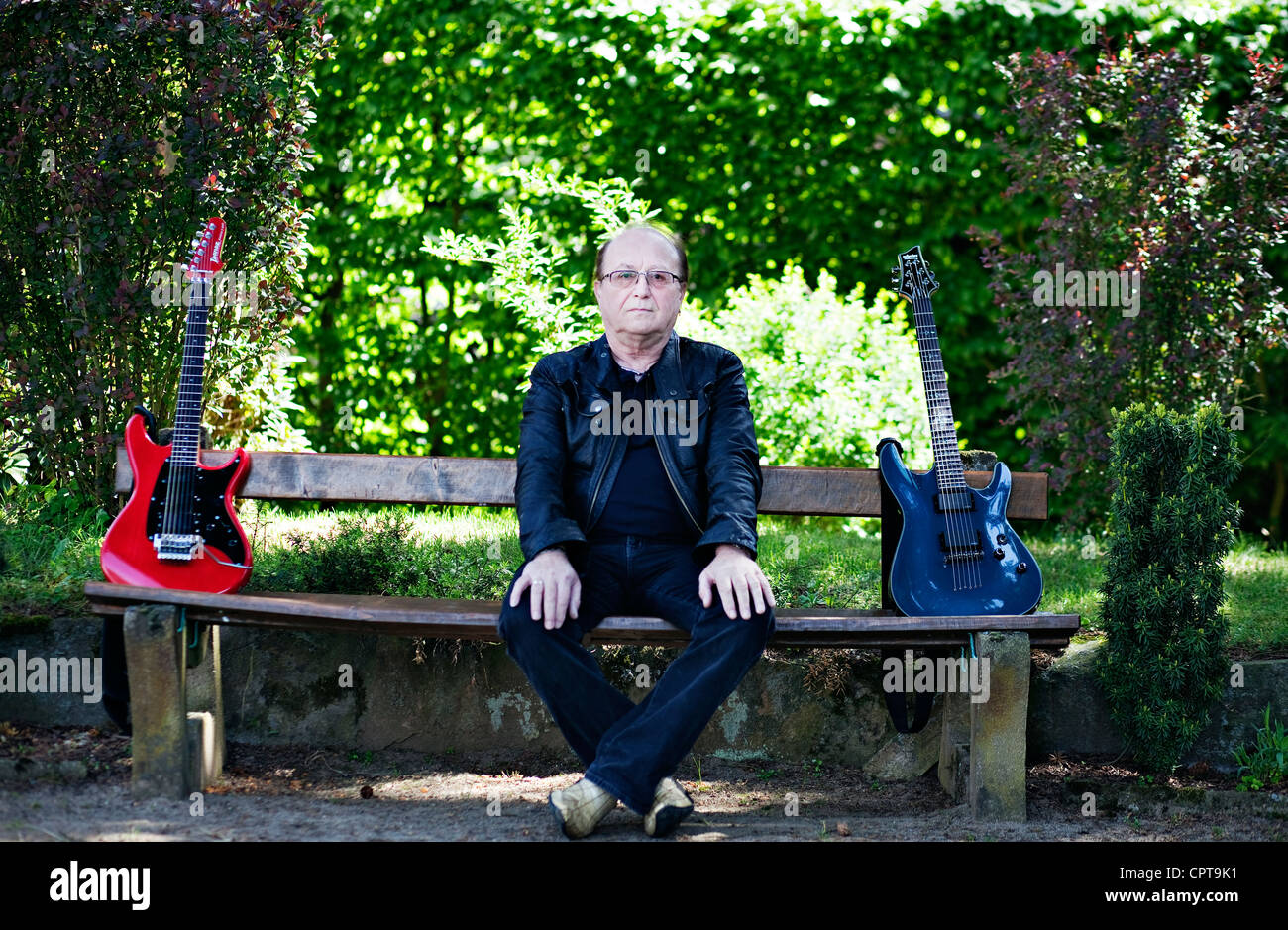 Petr Janda famous Czech rock singer songwriter guitarist boss rock band ...