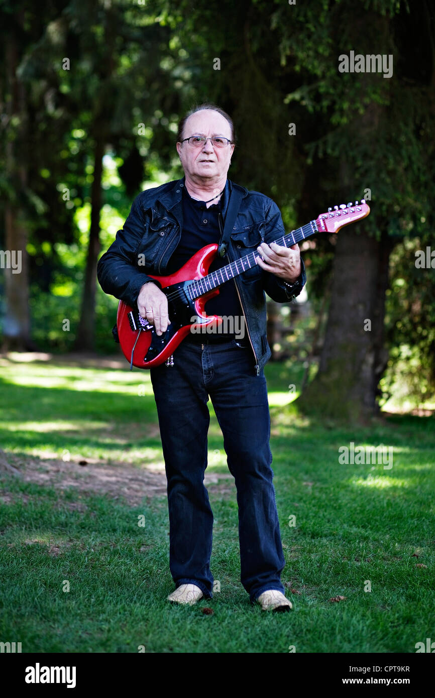 Petr Janda famous Czech rock singer songwriter guitarist boss rock band ...