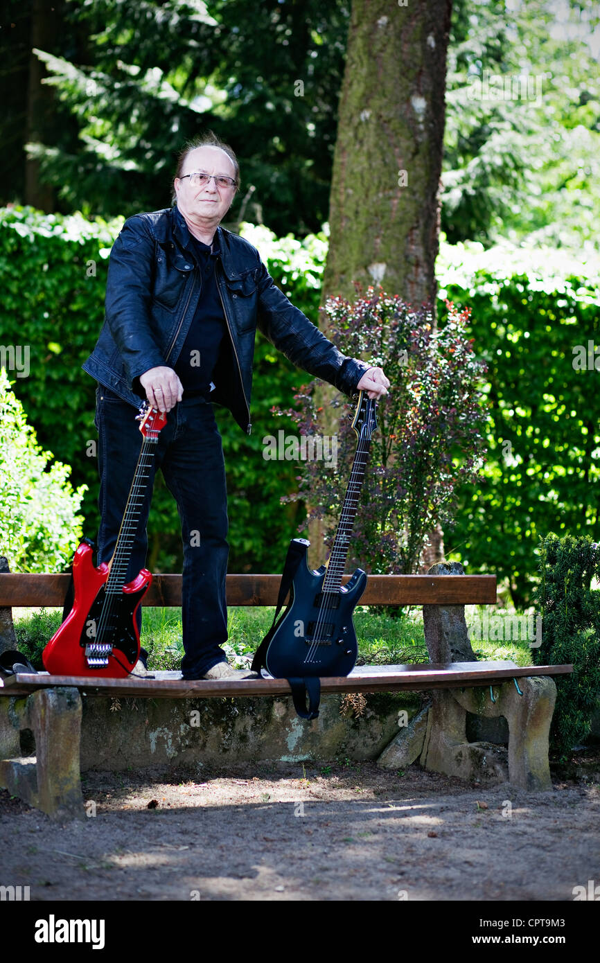 Petr Janda famous Czech rock singer songwriter guitarist boss rock band ...