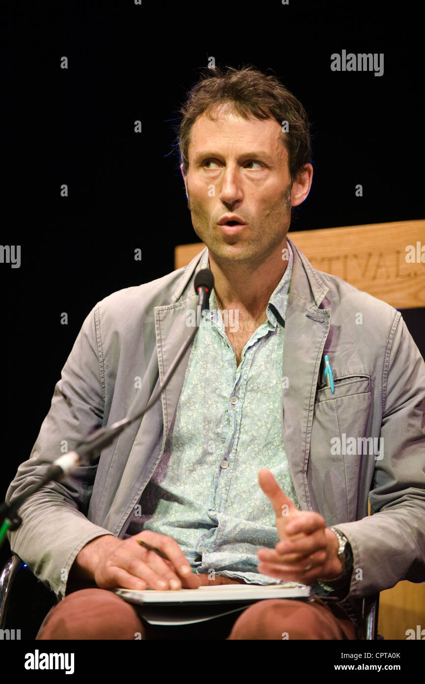 Rob Yorke rural commentator and broadcaster pictured at Hay Festival ...