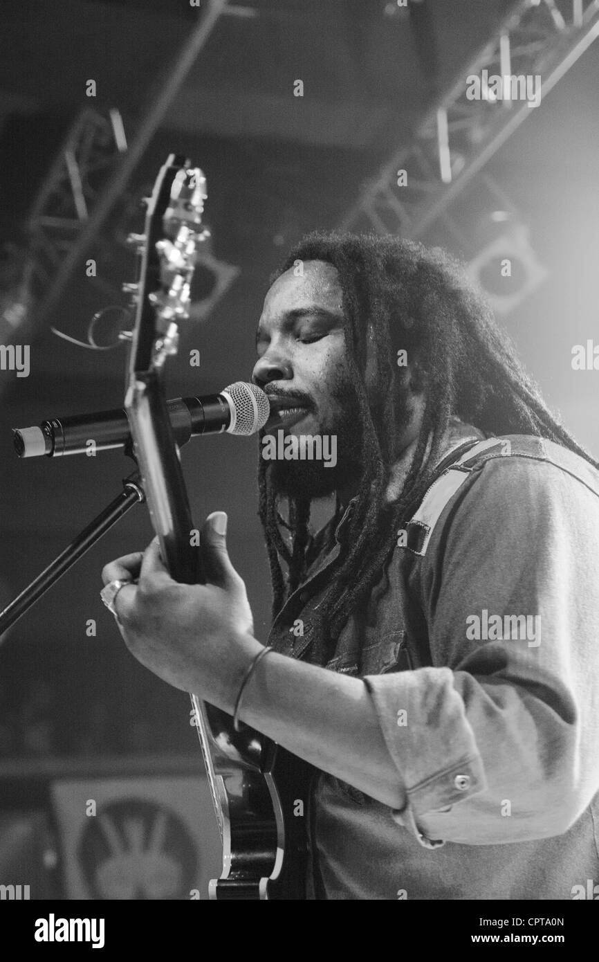 Famous reggae singer composer Stephen Marley played his czech premiere ...
