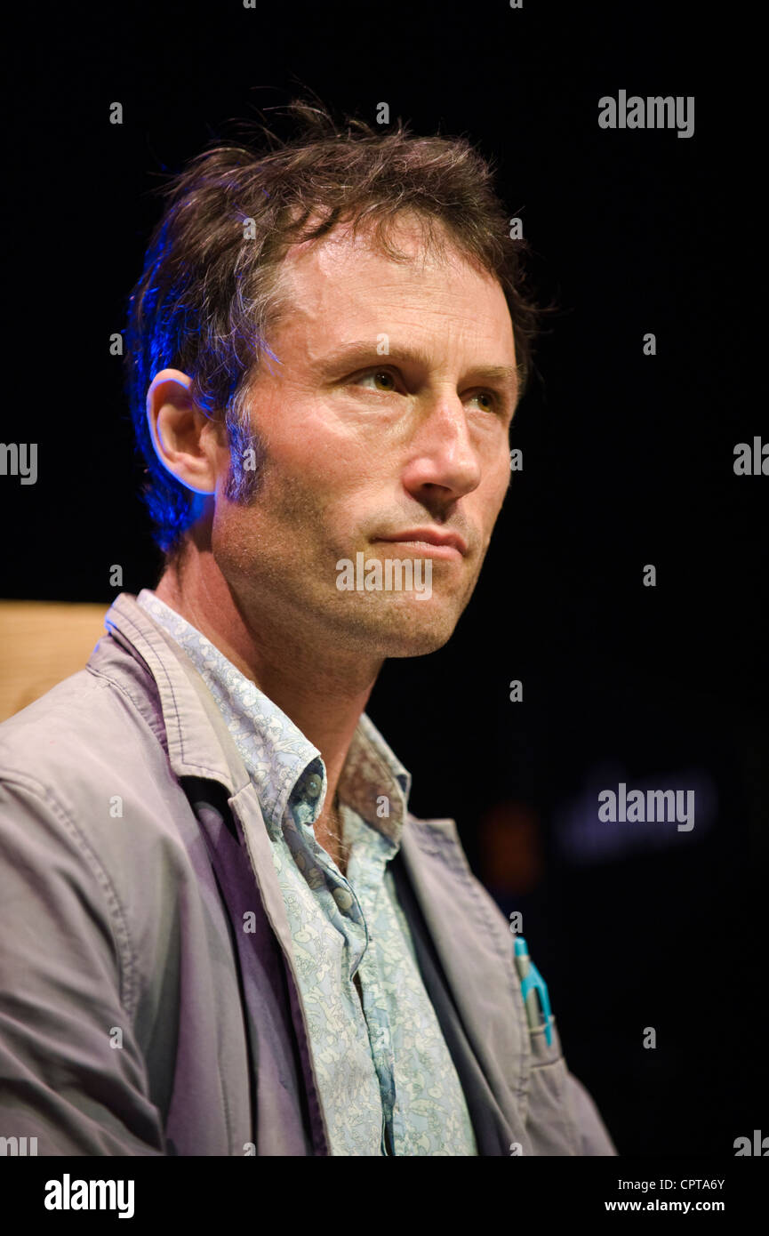 Rob Yorke rural commentator and broadcaster pictured at Hay Festival ...