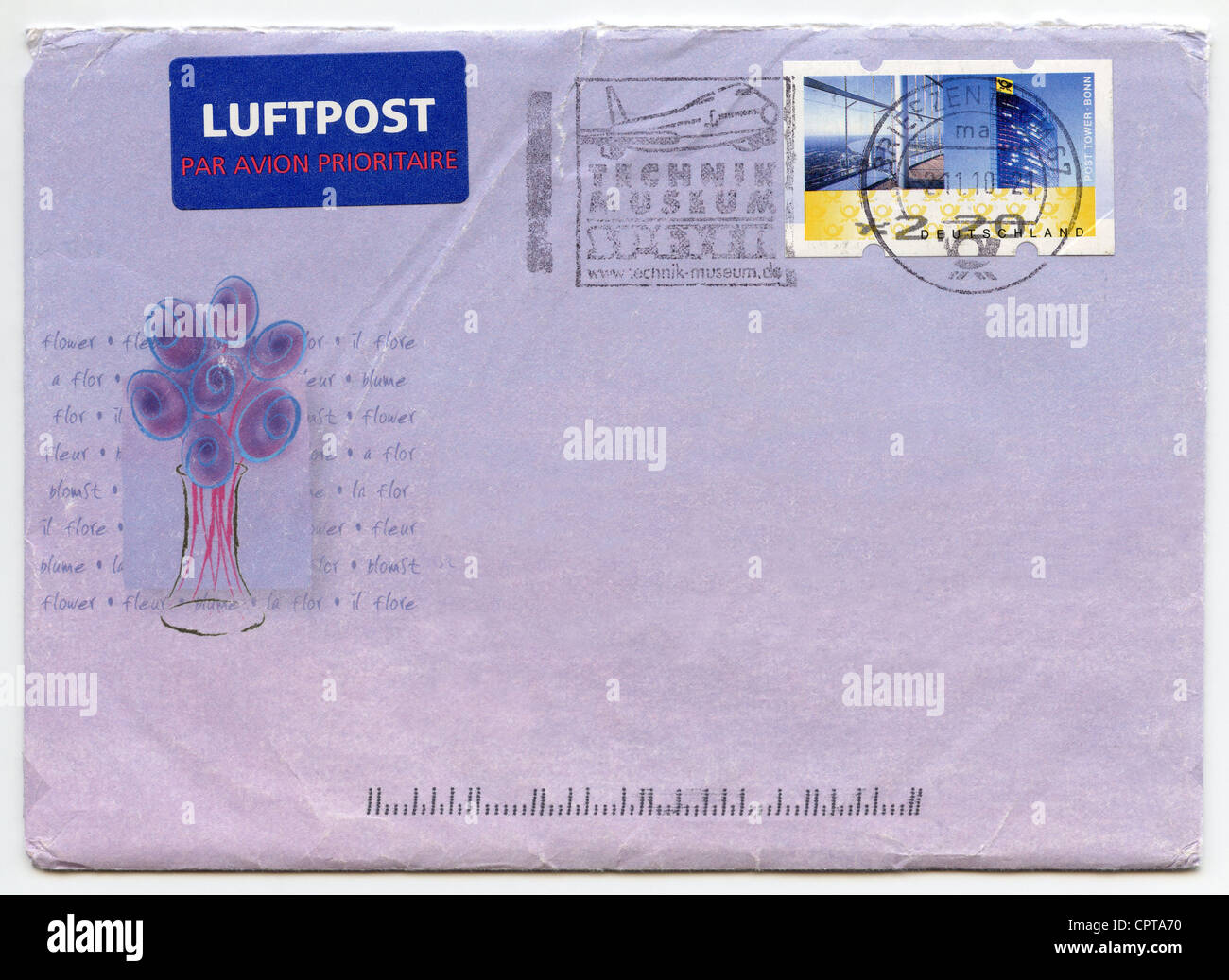 Letter envelope stamp hi-res stock photography and images - Alamy