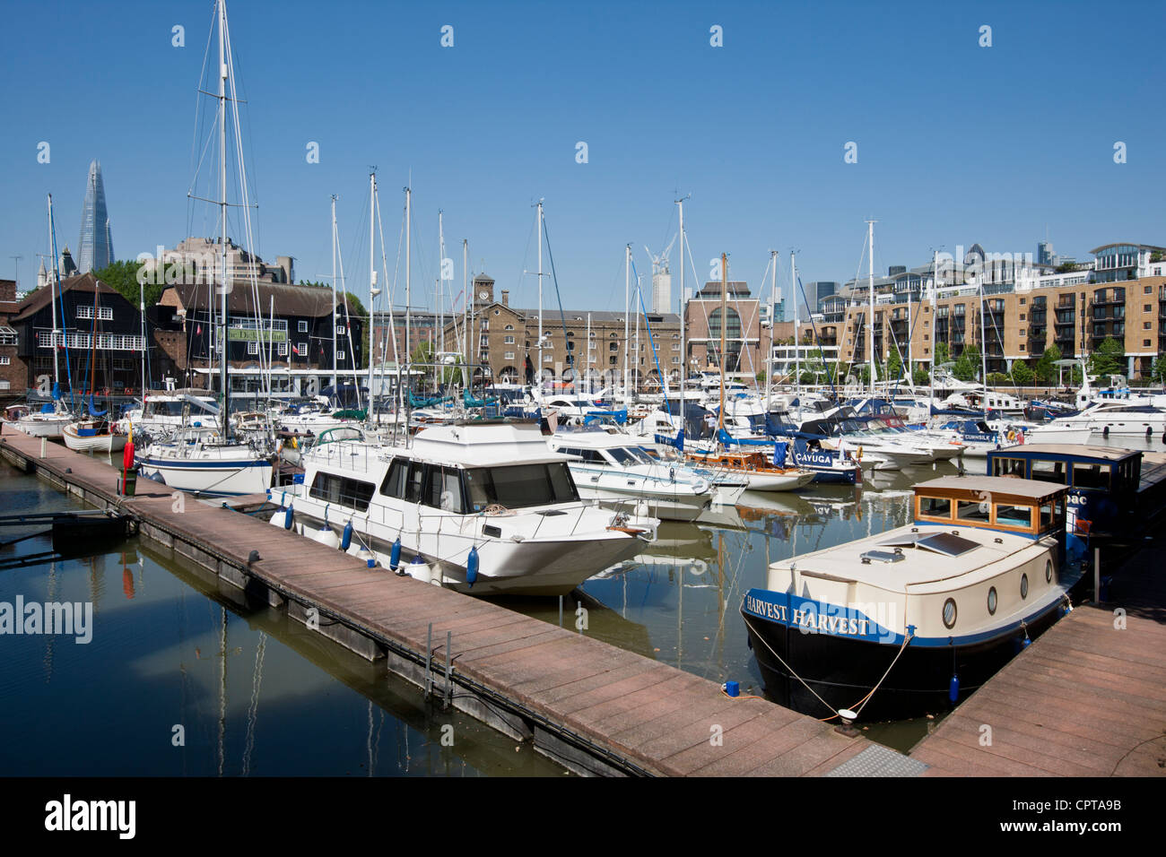 St Katherine's Dock London Stock Photo - Alamy