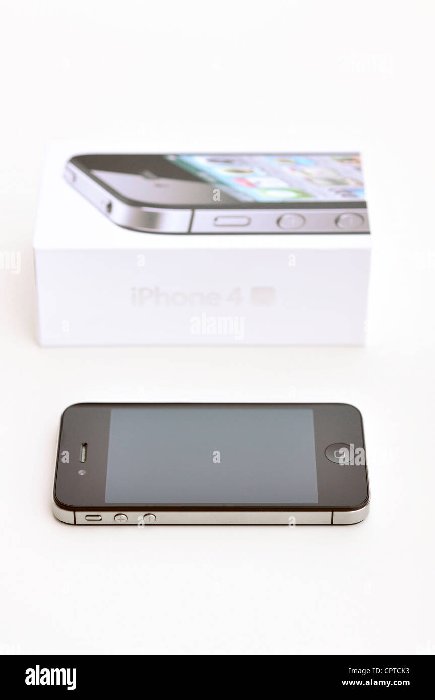 iPhone and its box Stock Photo - Alamy