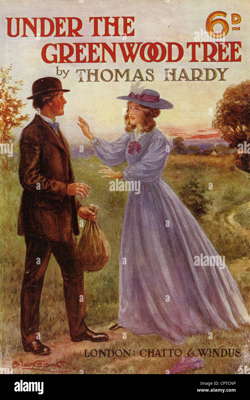 THOMAS HARDY (1840-1928) Reprint of his 1872 novel Under The Greenwood ...