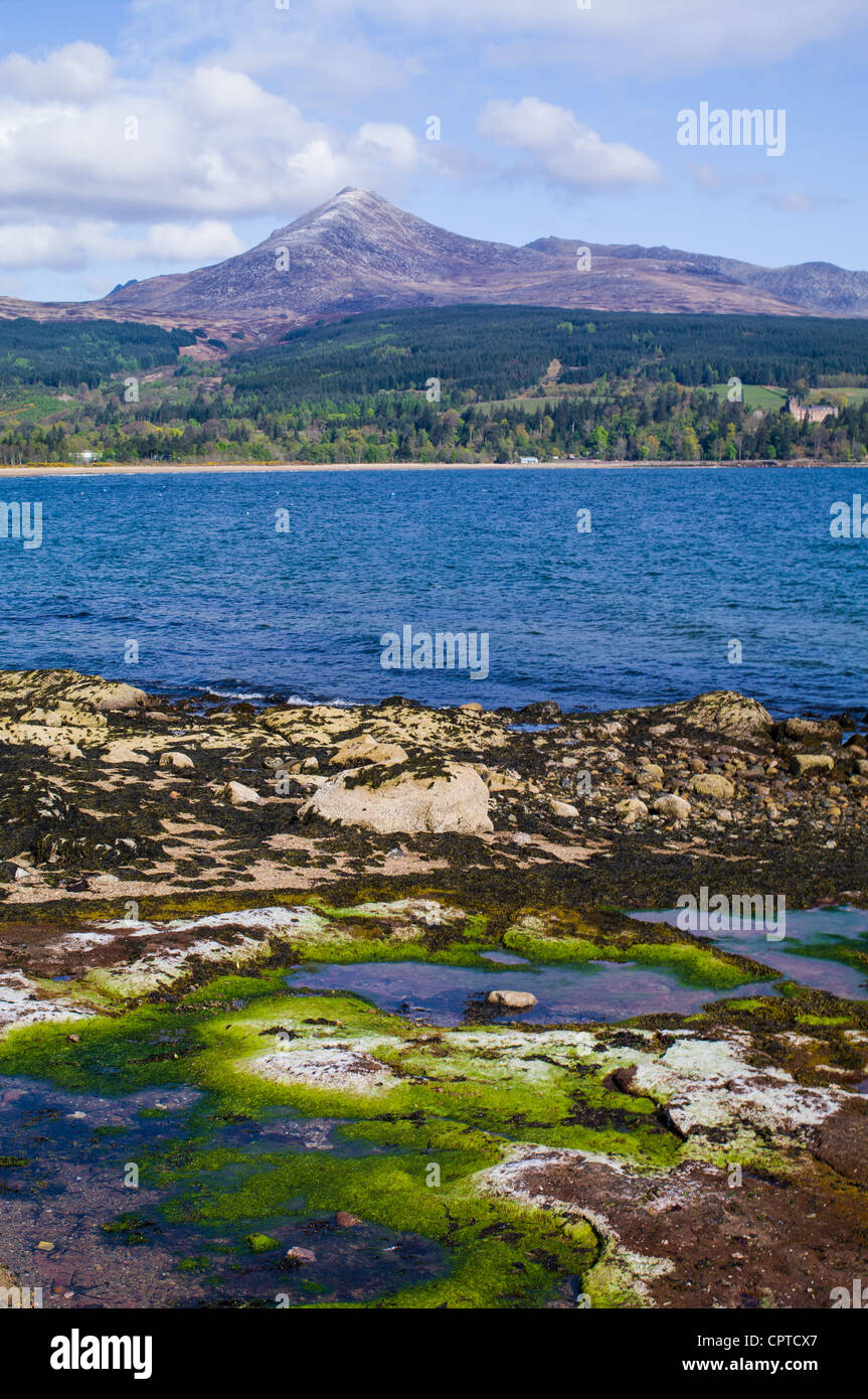 Goatfell and Arran coast Stock Photo - Alamy