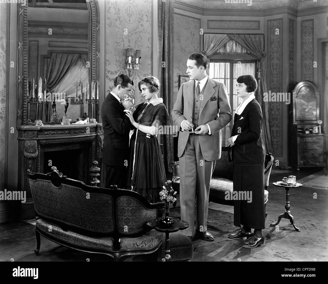 Dark living room sofa Black and White Stock Photos & Images - Alamy