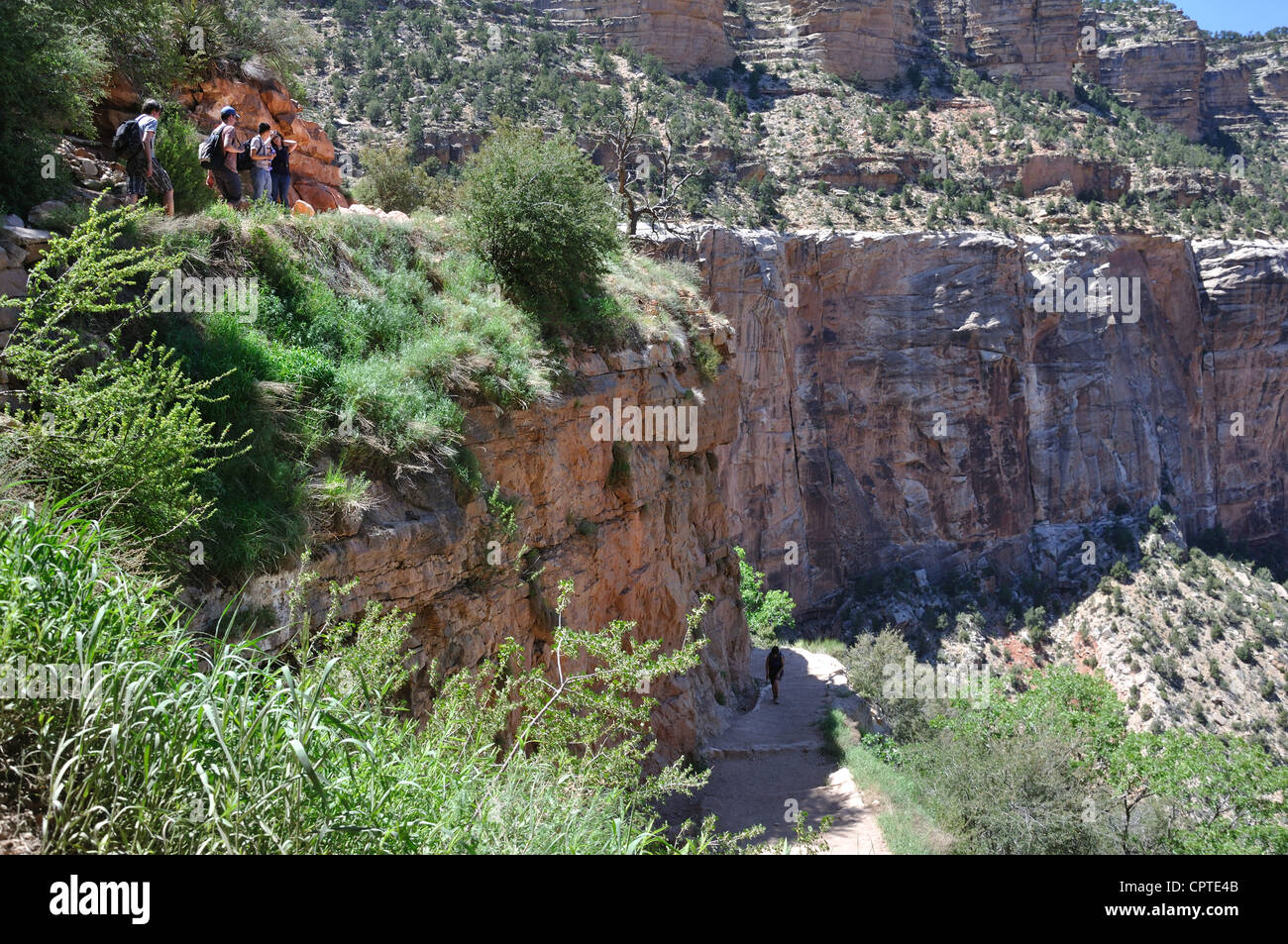 Bright Angel trail, Grand Canyon, Arizona, USA Stock Photo - Alamy
