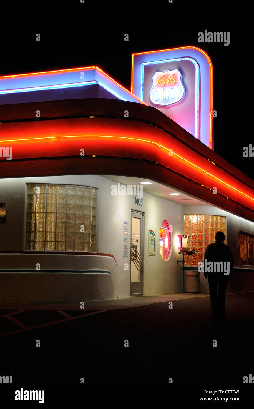 Historic Route 66 Diner, Albuquerque, New Mexico, USA Stock Photo - Alamy