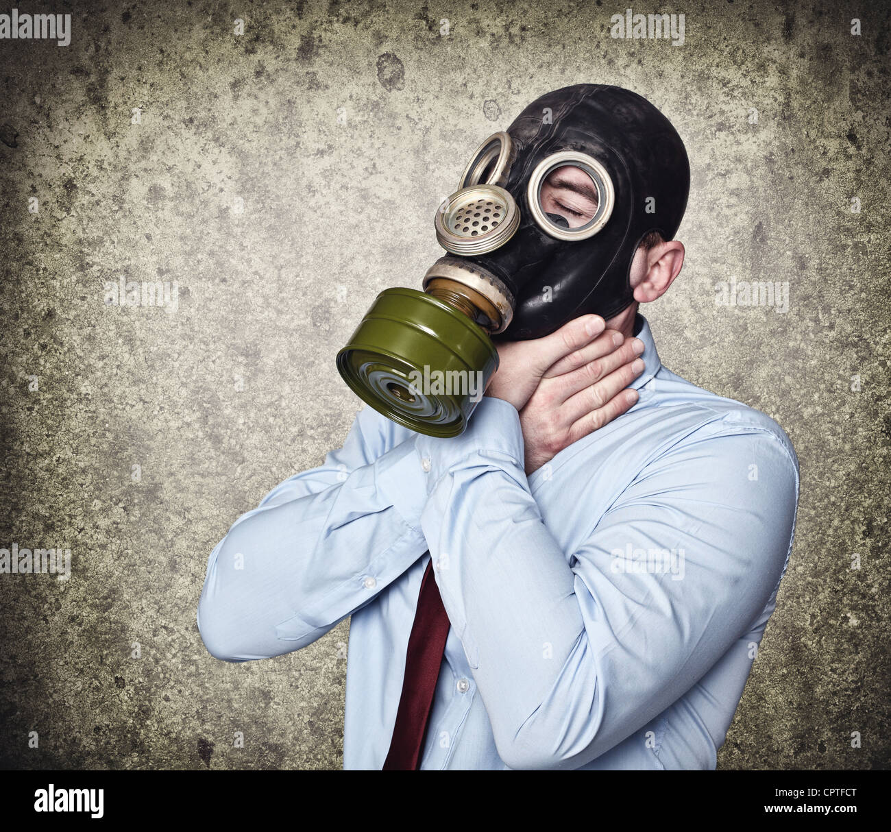 Nuclear man black gas mask hi-res stock photography and images - Alamy