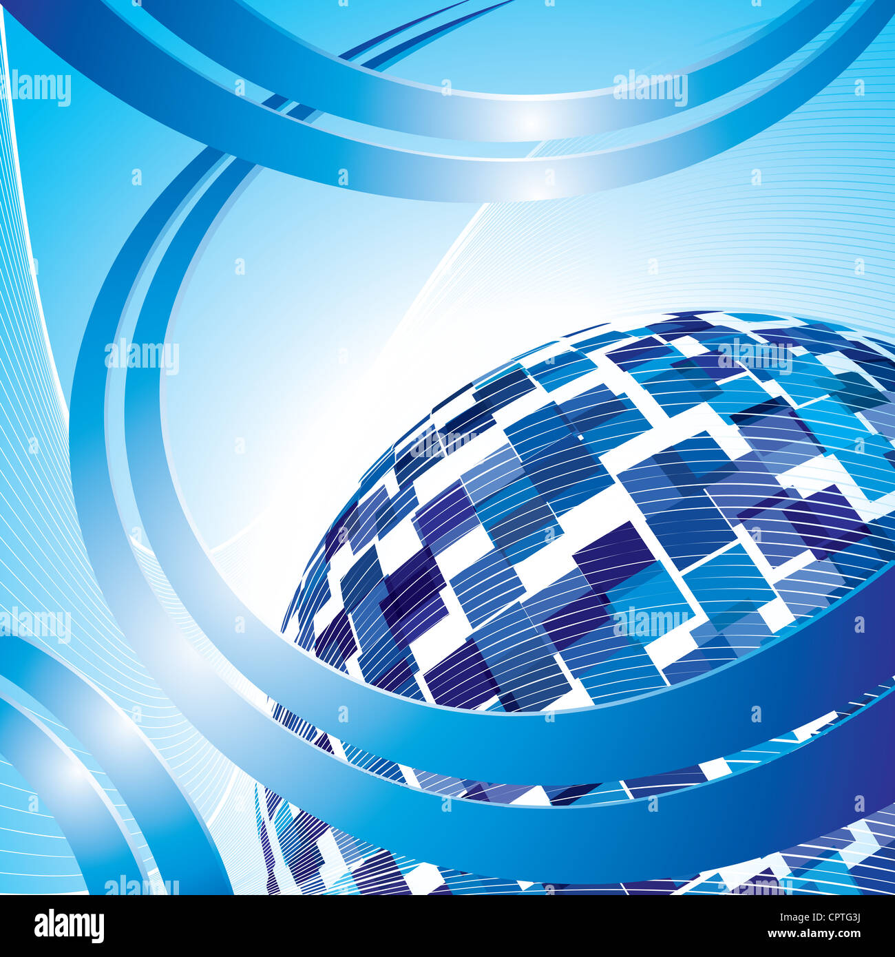 Vector abstract hi-tech background Stock Photo - Alamy