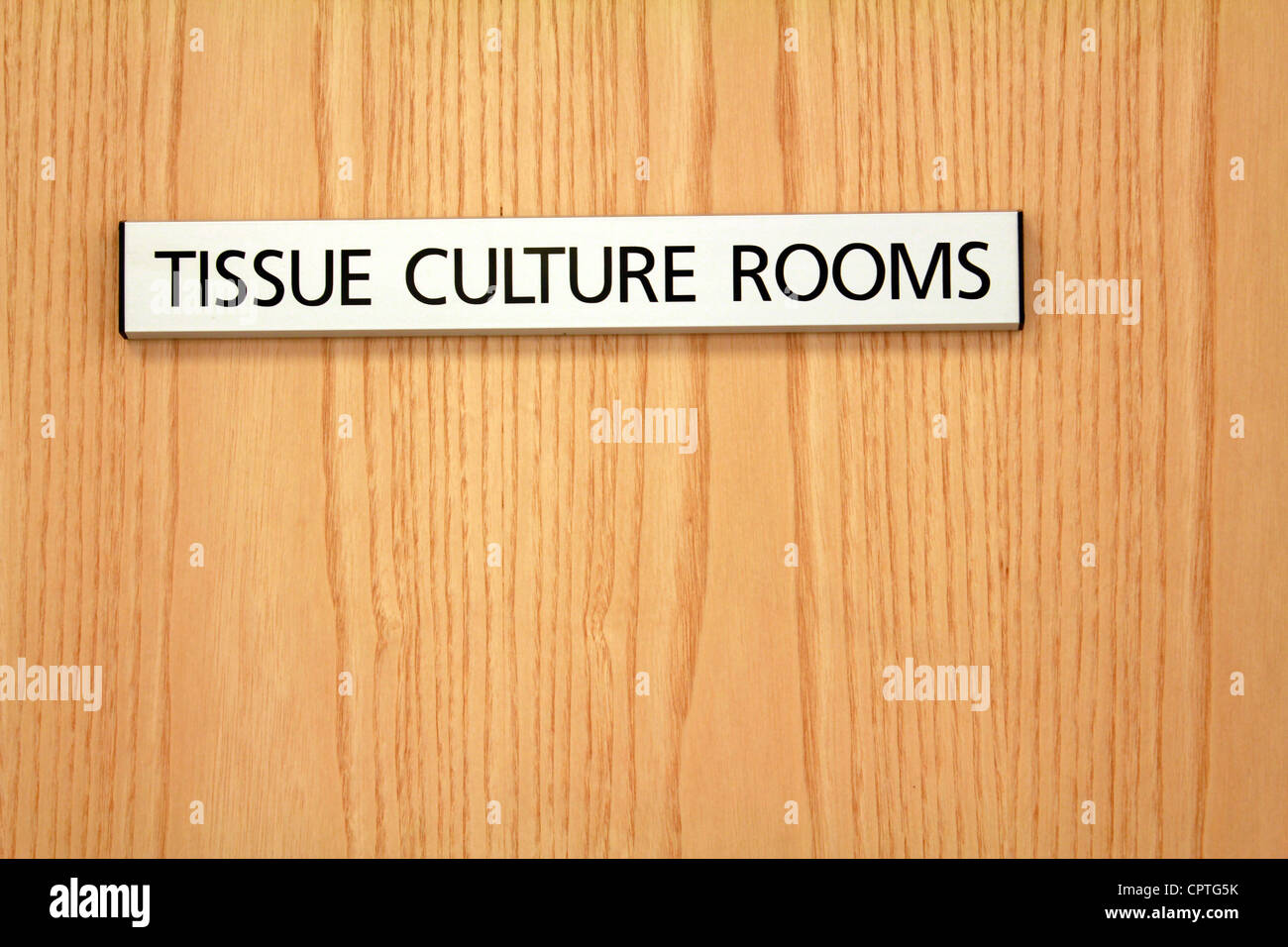 Tissue culture rooms sign board inside a laboratory Stock Photo - Alamy