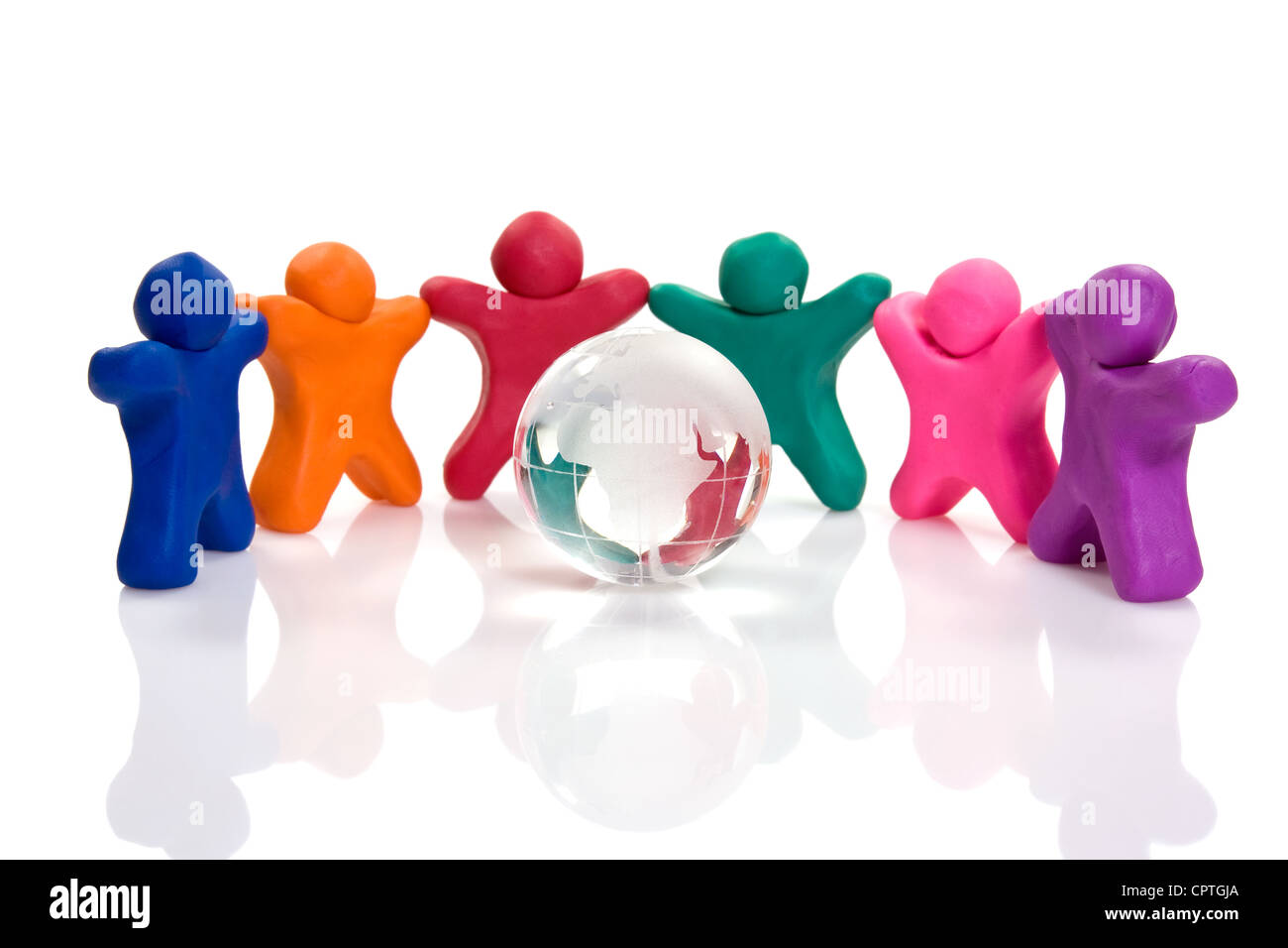 Plasticine world planet earth Cut Out Stock Images & Pictures - Alamy