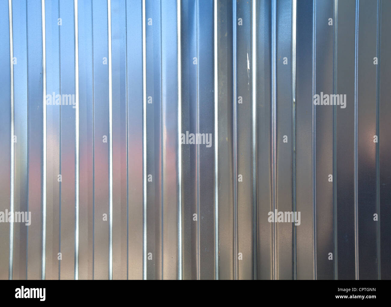 Corrugated metal surface texture Stock Photo - Alamy
