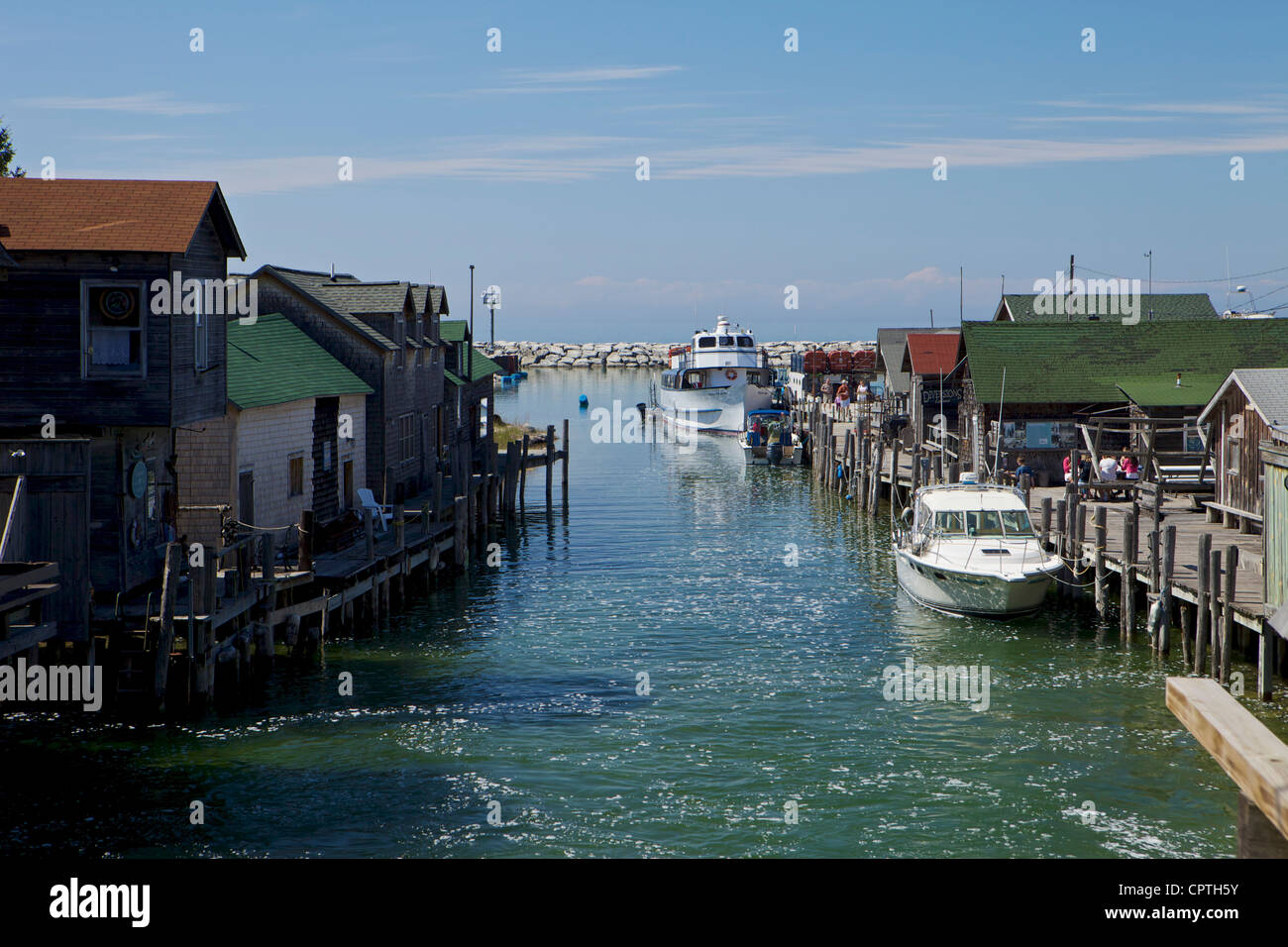 Fishtown in Leland, Michigan Stock Photo - Alamy