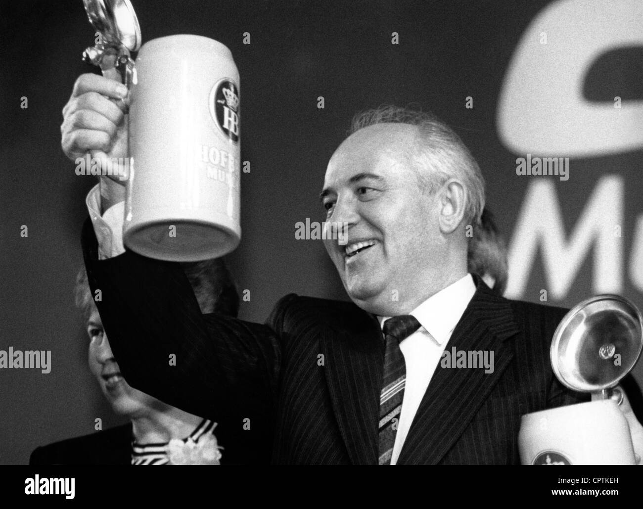 Mikhail gorbachev Black and White Stock Photos & Images - Alamy