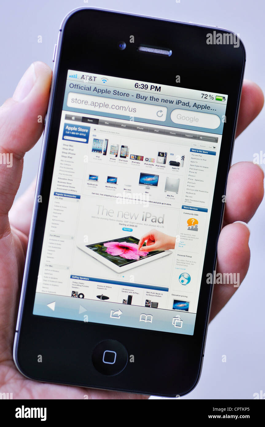 iPhone - Apple store Stock Photo - Alamy