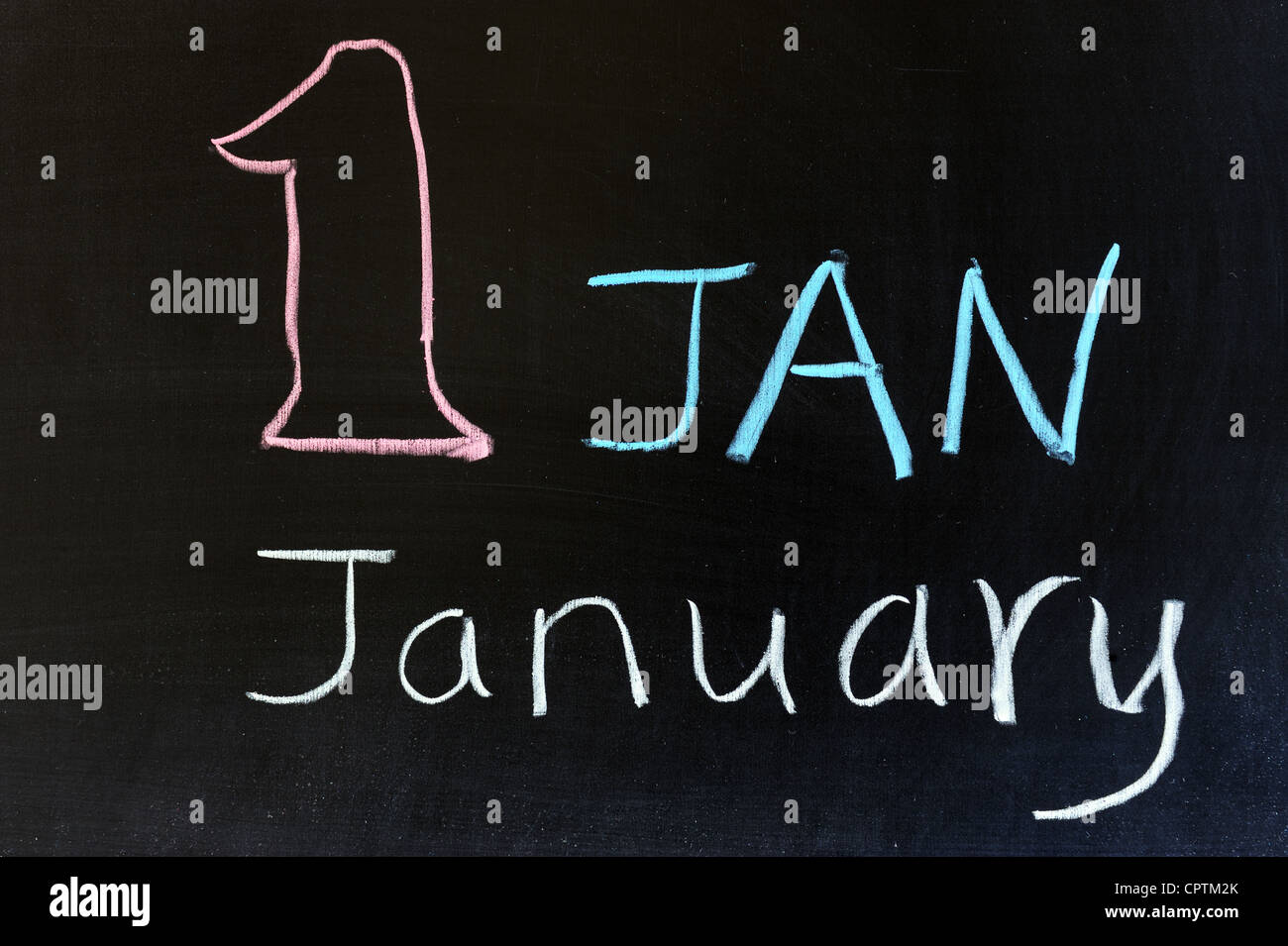 The month of january drawing hi-res stock photography and images - Alamy