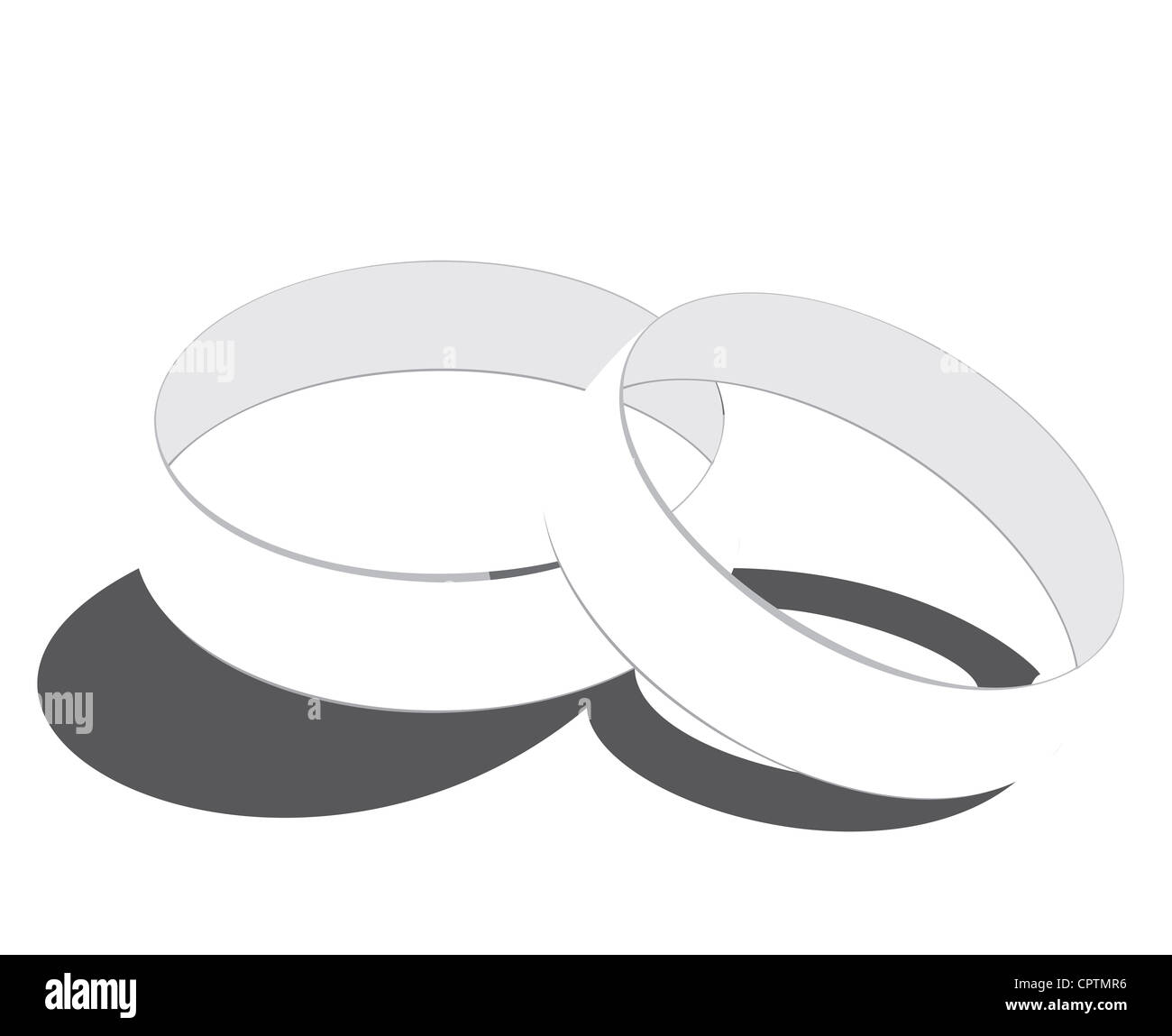 Two black and white rings hi-res stock photography and images - Alamy