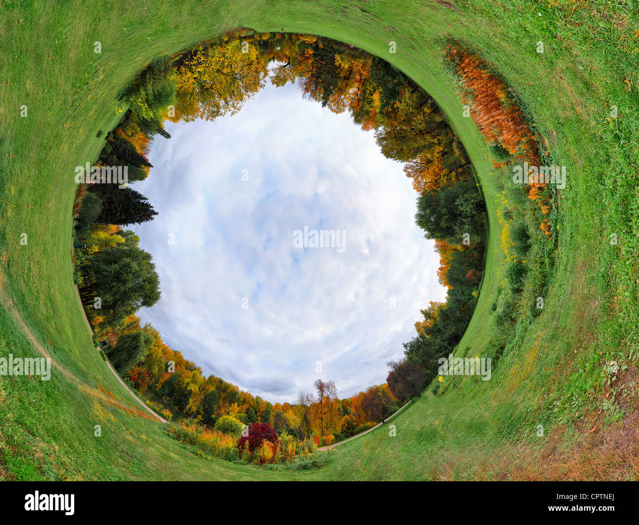 Inverted planet hi-res stock photography and images - Alamy