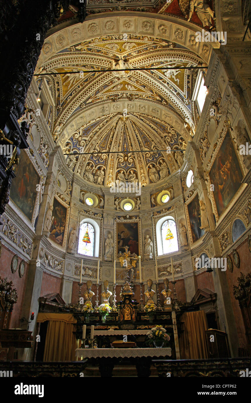 Renaissance design of the ceiling and dome in the Basilica of the ...