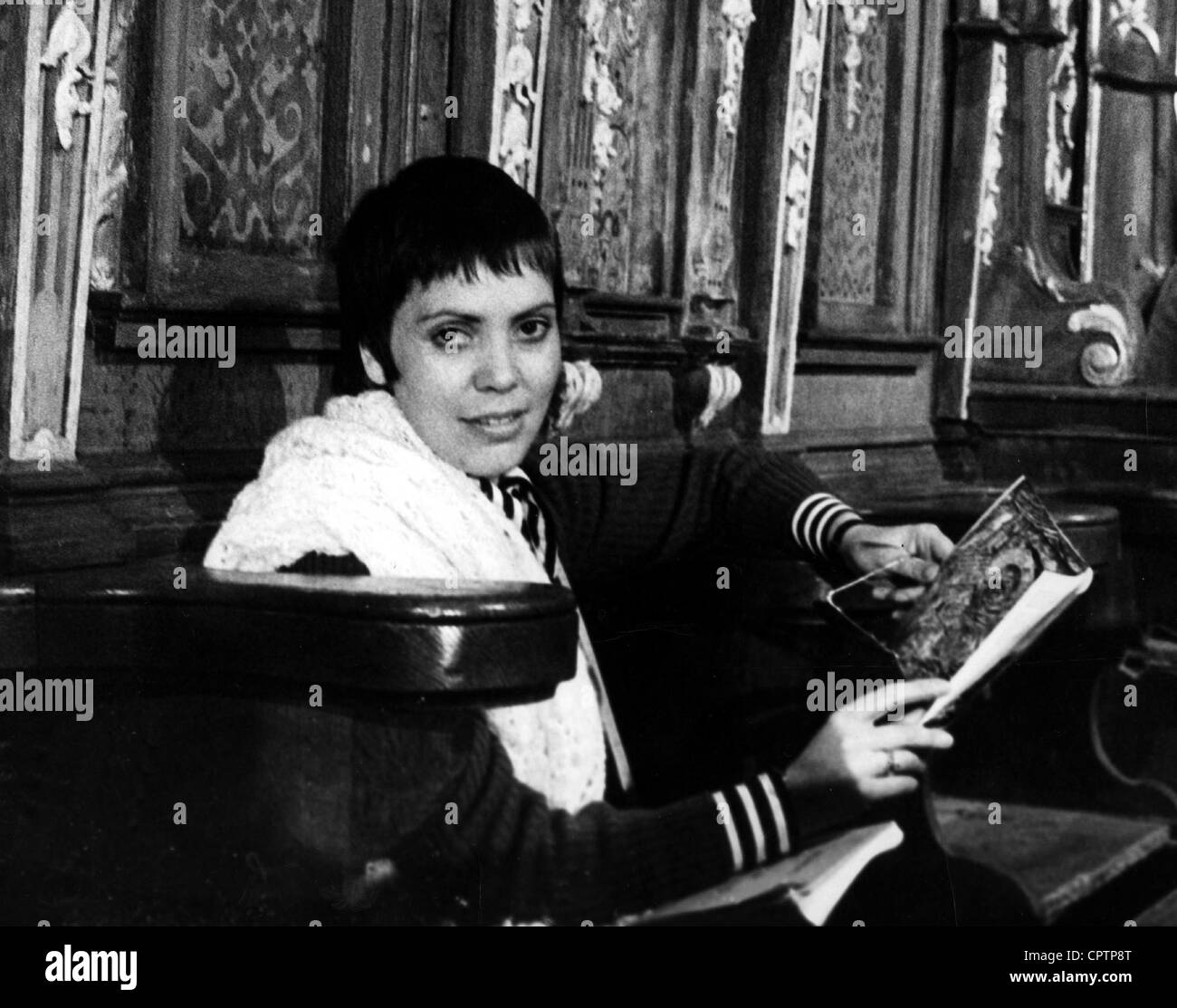 Fassbaender, Brigitte, * 3.7.1939, German opera singer, half length ...