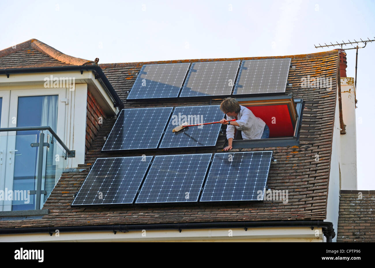 Solar uk cleaning hi-res stock photography and images - Alamy