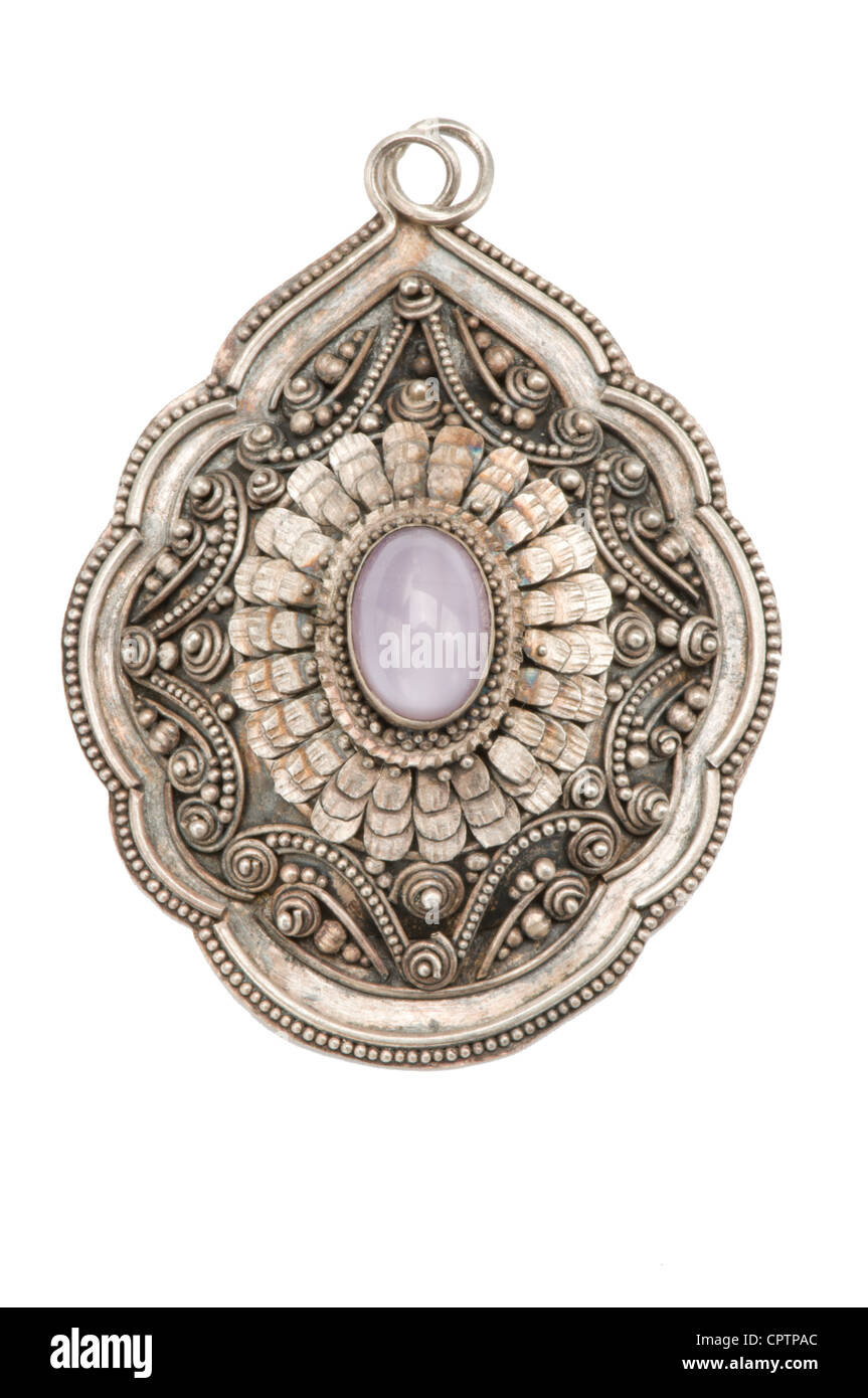 Silver pendant hi-res stock photography and images - Alamy
