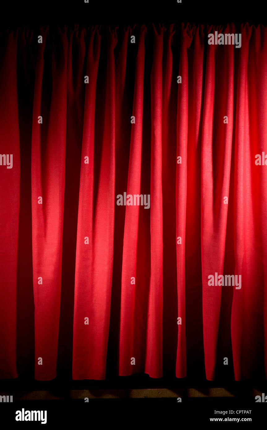 Stage curtain hands hi-res stock photography and images - Alamy