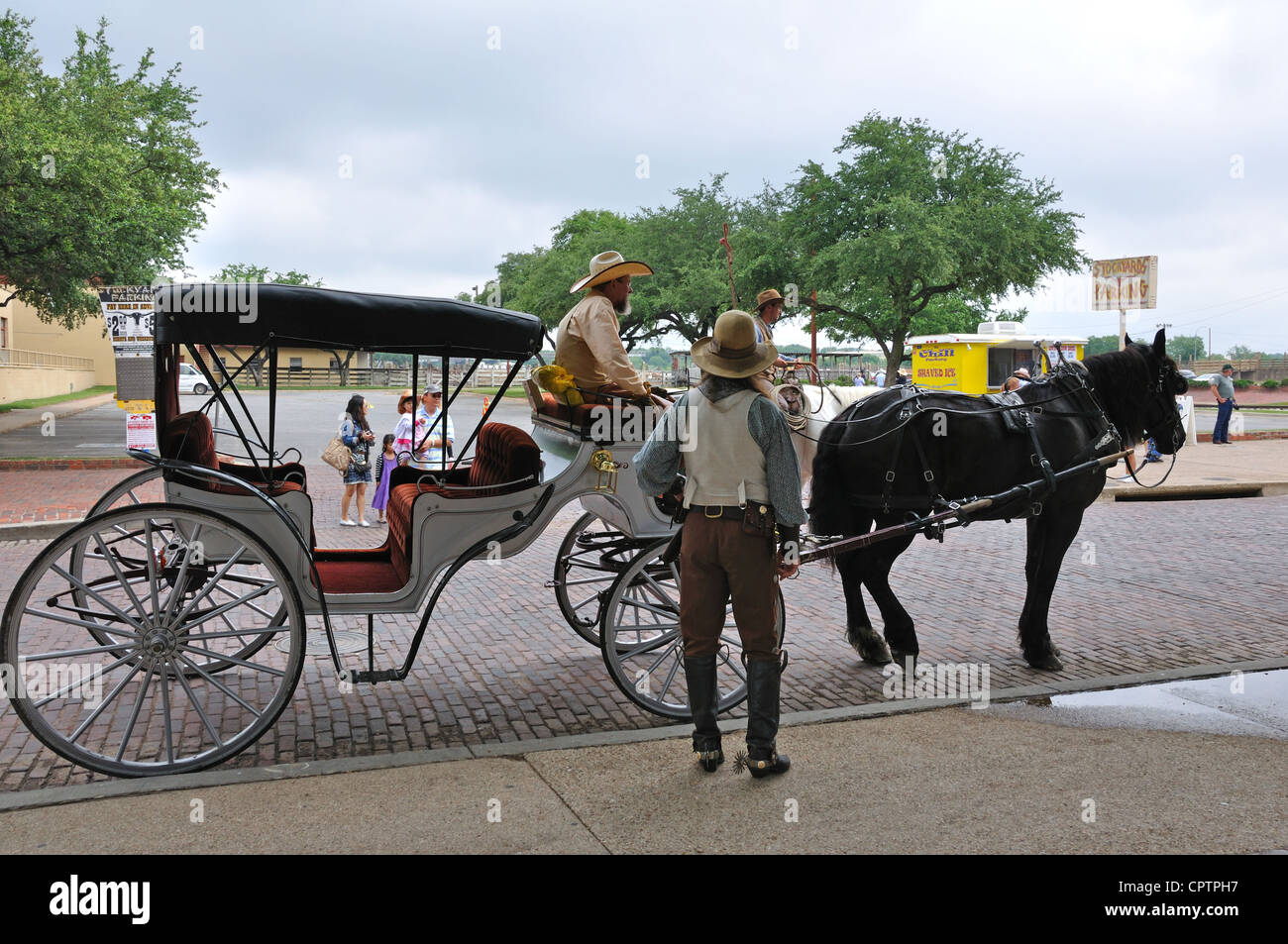 Old West historic reenactment in Fort Worth, Texas, USA Stock Photo - Alamy