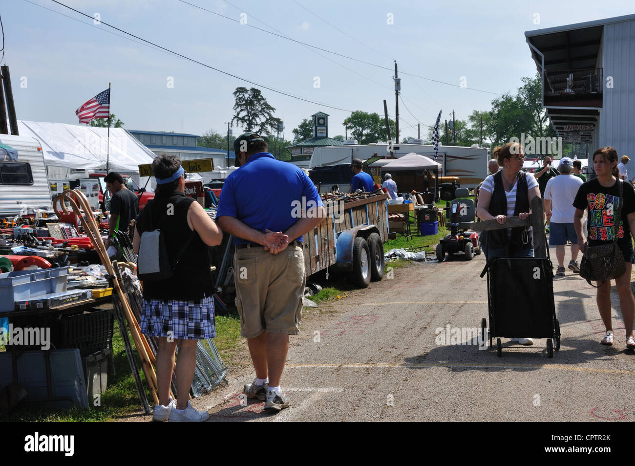 First monday trade days flea hi-res stock photography and images - Alamy
