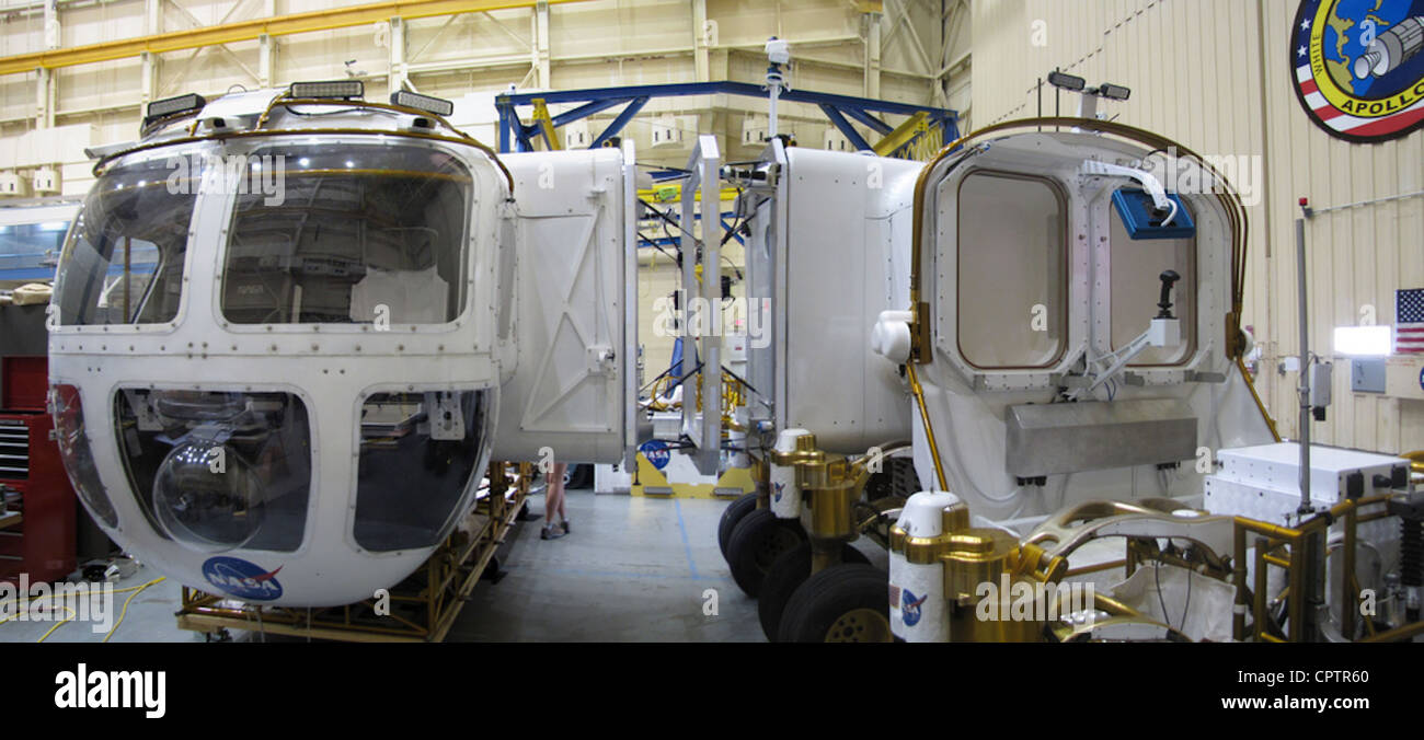 NASA's Lunar Electric Rover practices docking to a second cockpit ...