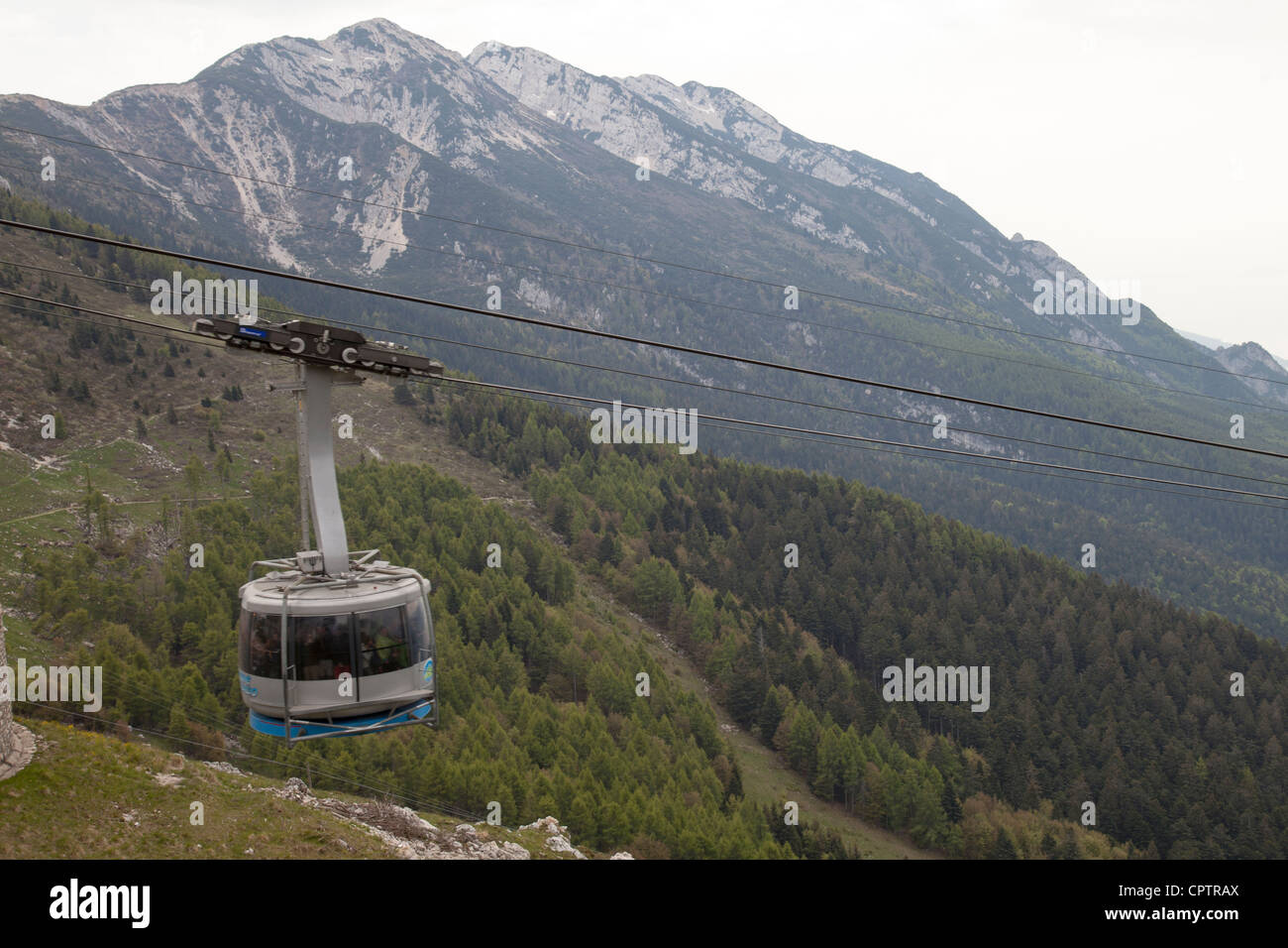 Cable car station monte baldo hi-res stock photography and images - Alamy