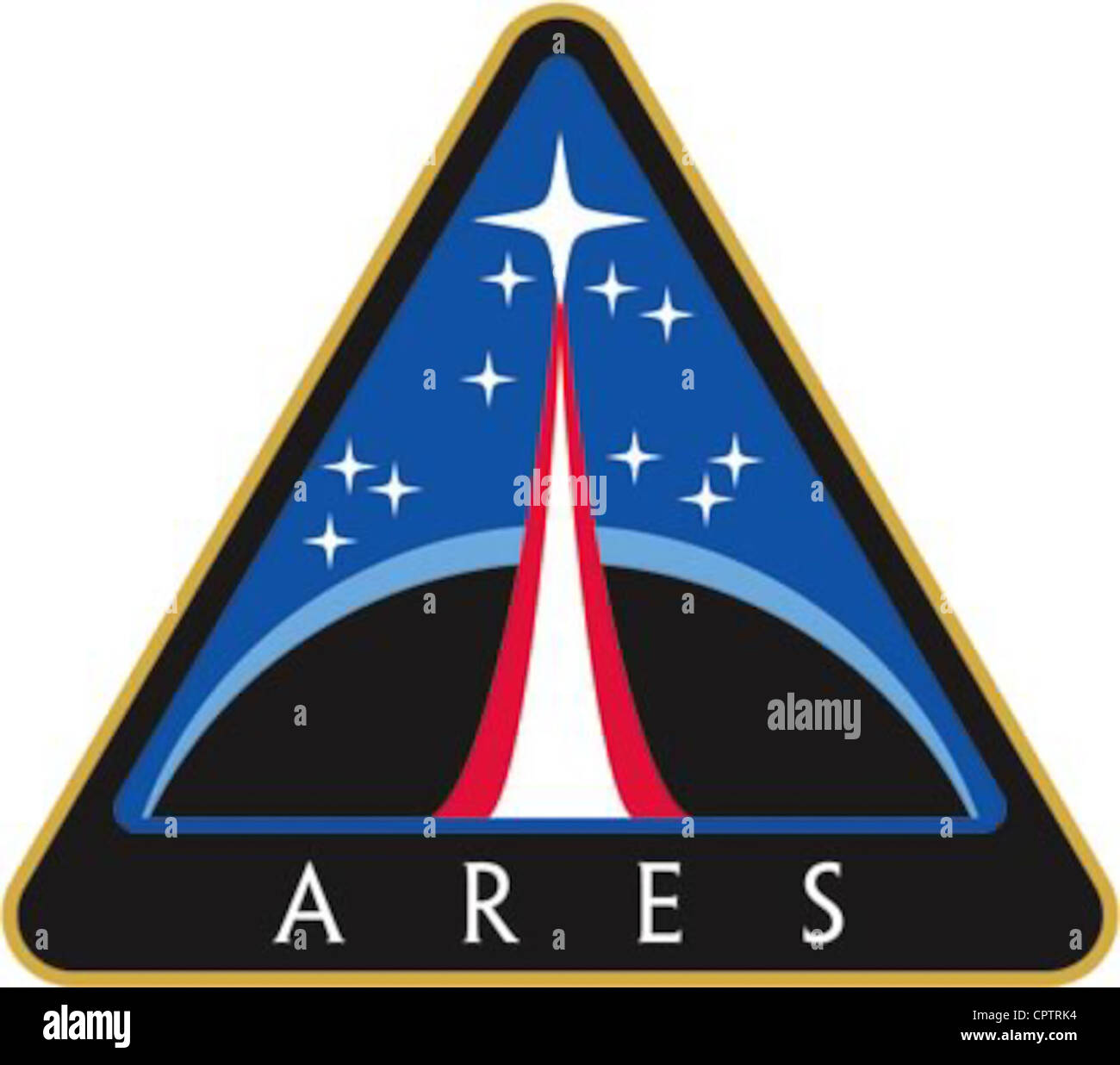 NASA's Ares launch vehicle logo Stock Photo - Alamy