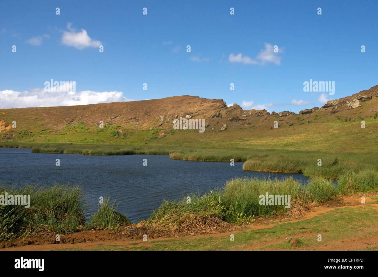 Rano Raraku Crater Stock Photos & Rano Raraku Crater Stock Images - Alamy