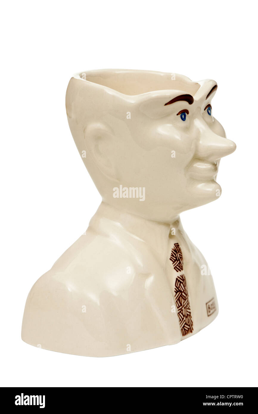 Vintage novelty "The Boss" character egg cup by Carltonware Pottery ...